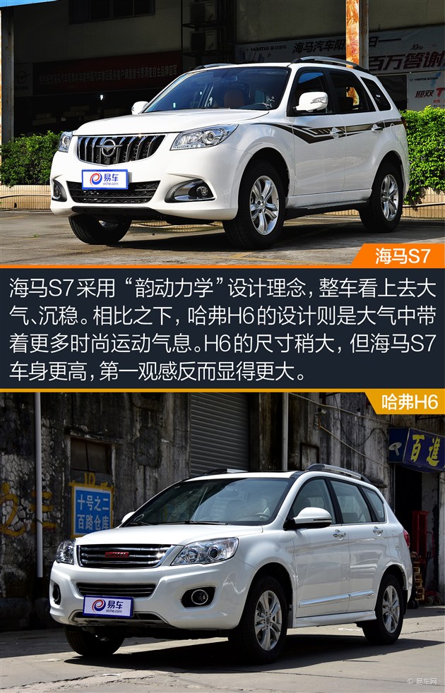 海马S7对比哈弗H6 新生代挑战老大哥 - 梅州车市 梅州时空