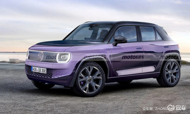 大众ID.2渲染图曝光 基于大众ID.LIFE概念车打造_易车