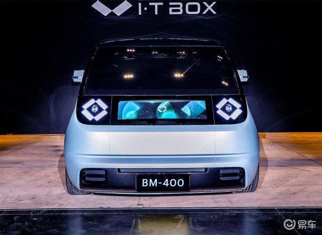 5座布局，配侧滑门，盒子BM400亮相，续航达530公里_易车