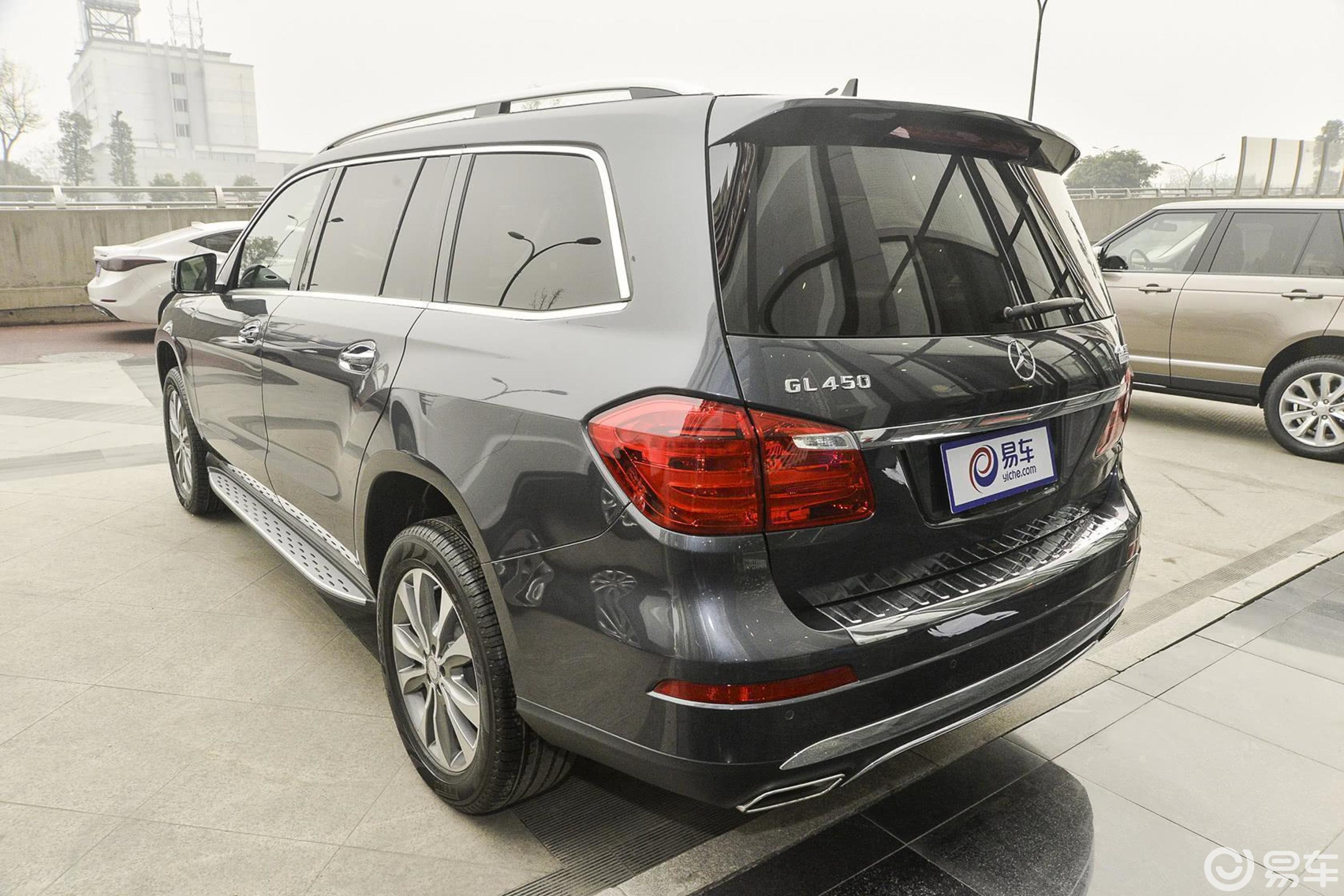 【奔驰GL级GL450 4MATIC 美规版侧后45度车头向左水平图片-汽车图片大全】-易车
