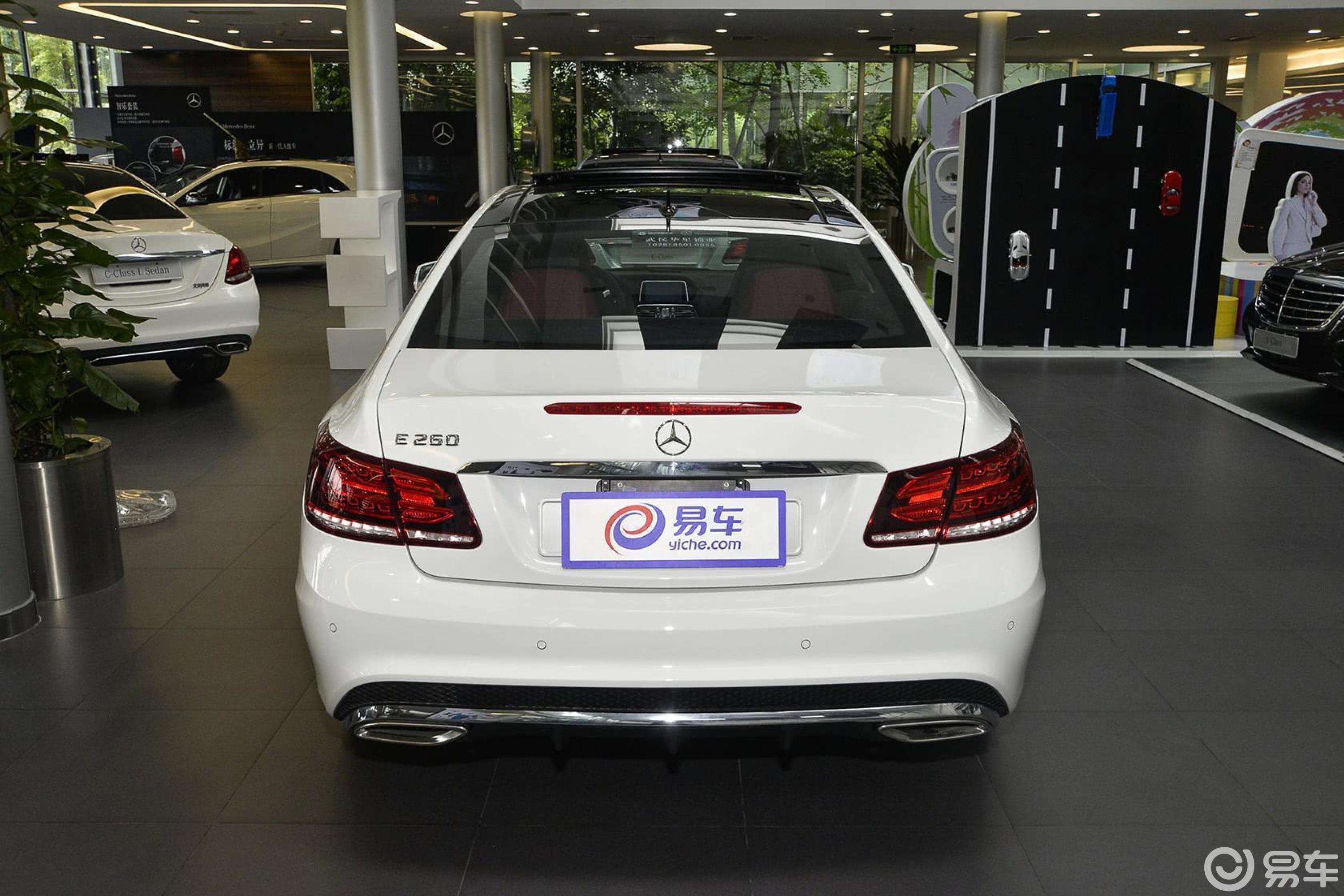 【奔驰E级(进口)E260 Coupe正后水平图片-汽车图片大全】-易车