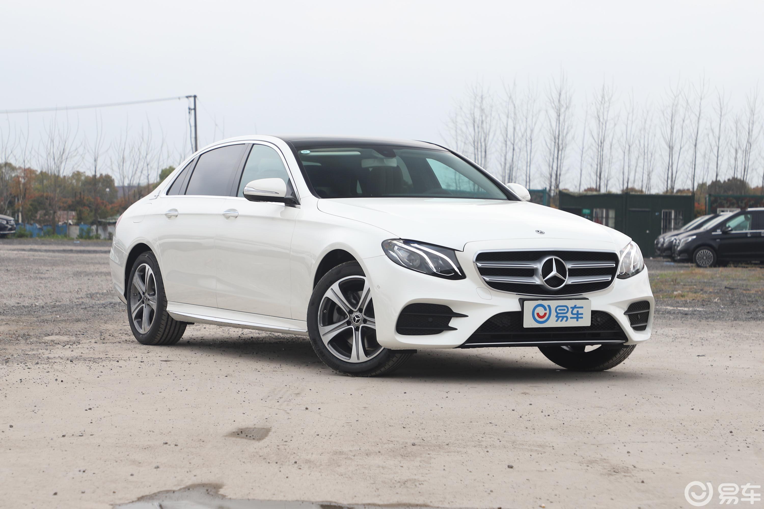 【奔驰E级E 260 L 运动轿车侧前45度车头向右水平图片-汽车图片大全】-易车