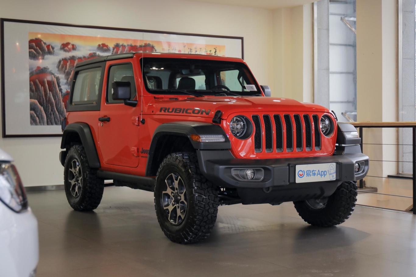 【牧马人2.0T Rubicon两门版 国V侧前45度车头向右水平图片-汽车图片大全】-易车