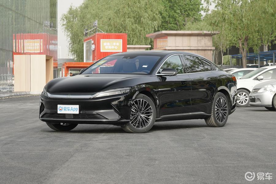 【汉2020款EV 605km 两驱超长续航版 豪华型侧前45度车头向左水平汽车图片-汽车图片大全】-易车