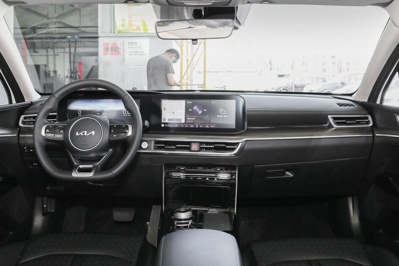 【起亚K5270T CVVD 焕新版内饰全景正拍图片-汽车图片大全】-易车