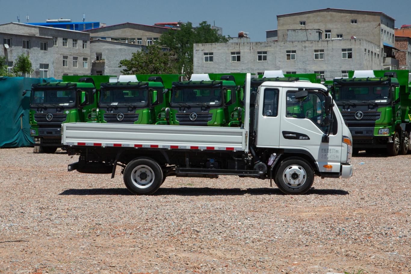 【康铃J3J3安徽全柴 2.3L 88马力 2800轴距 排半栏板轻卡 国V正侧车头向右水平图片-汽车图片大全】-易车