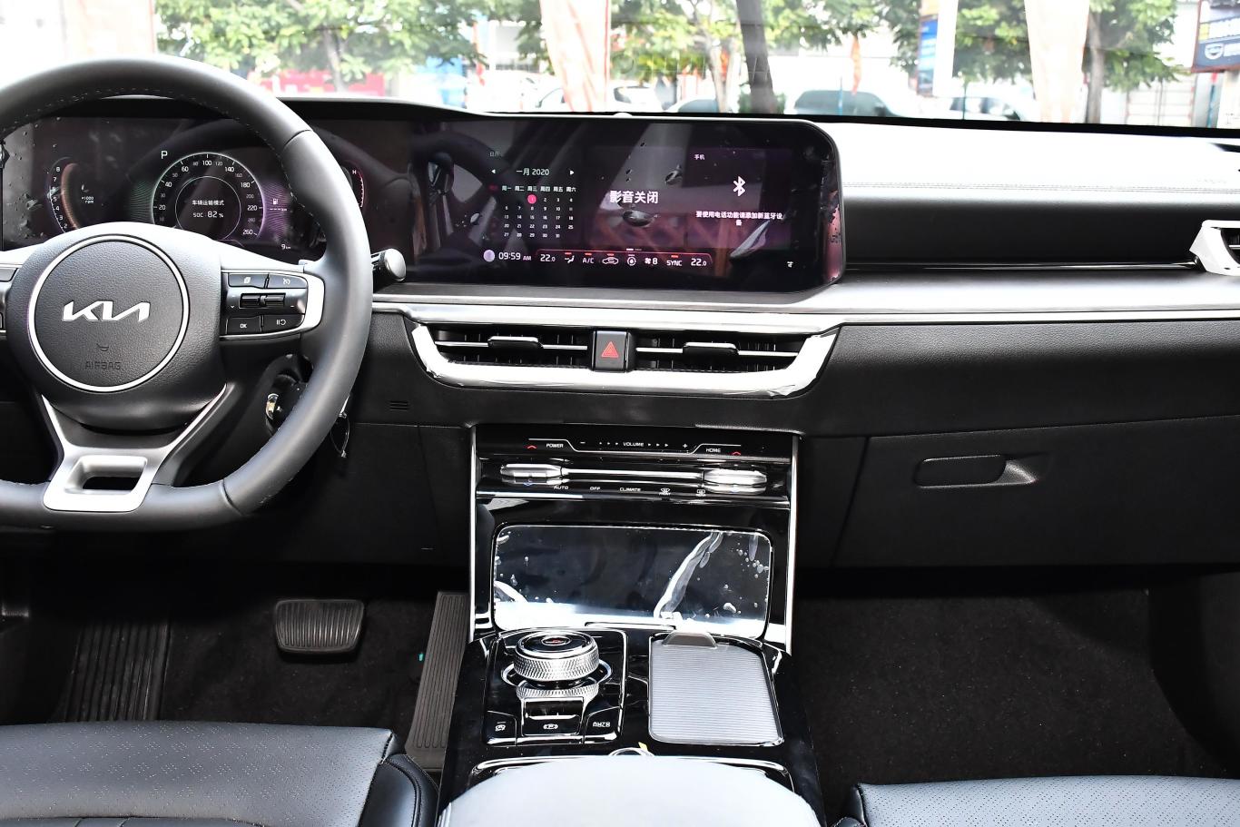 【起亚K5270T CVVD 时尚版中控台整体图片-汽车图片大全】-易车