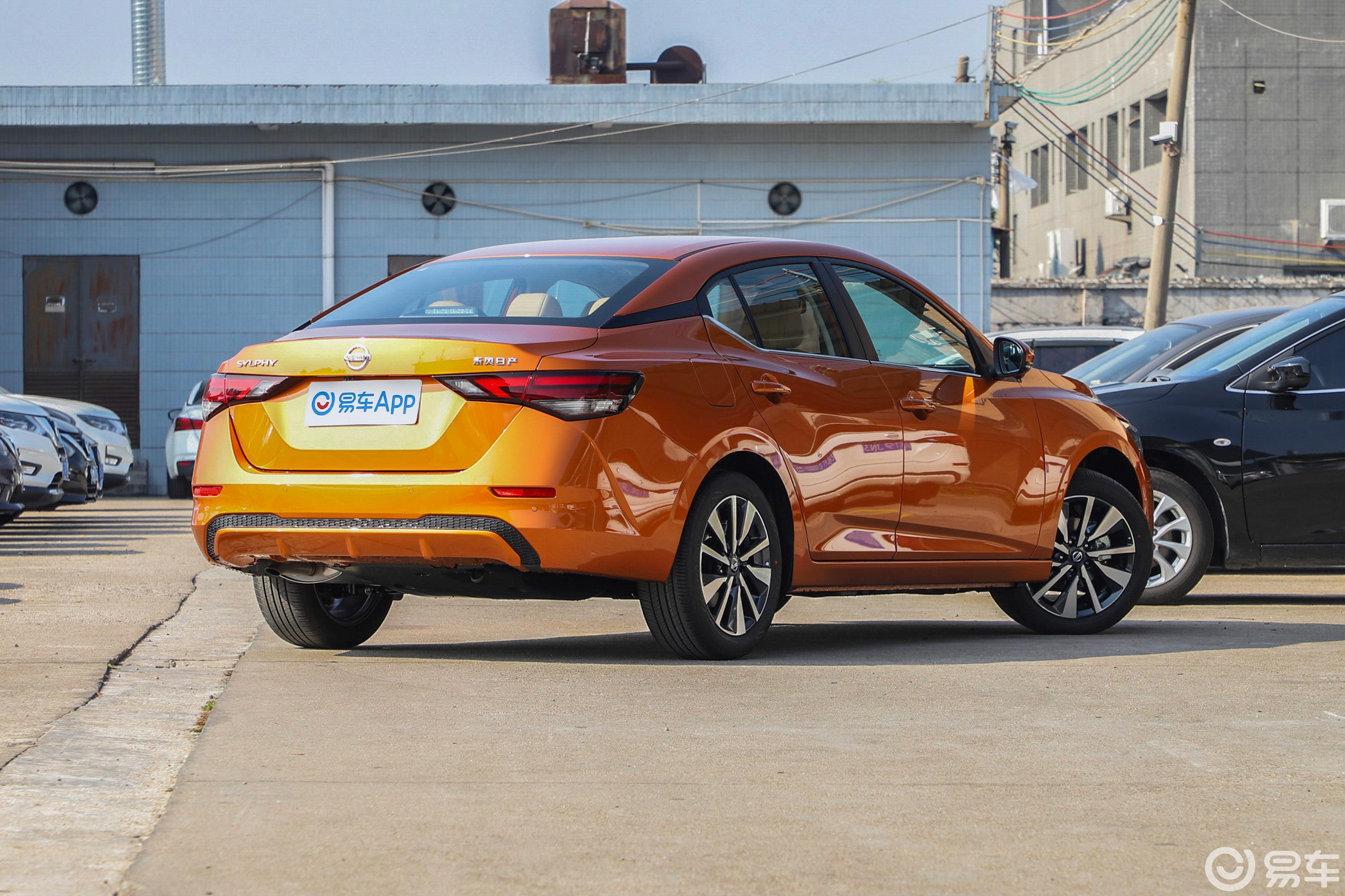 【轩逸1.6L CVT TOP奢享版侧后45度车头向右水平图片-汽车图片大全】-易车