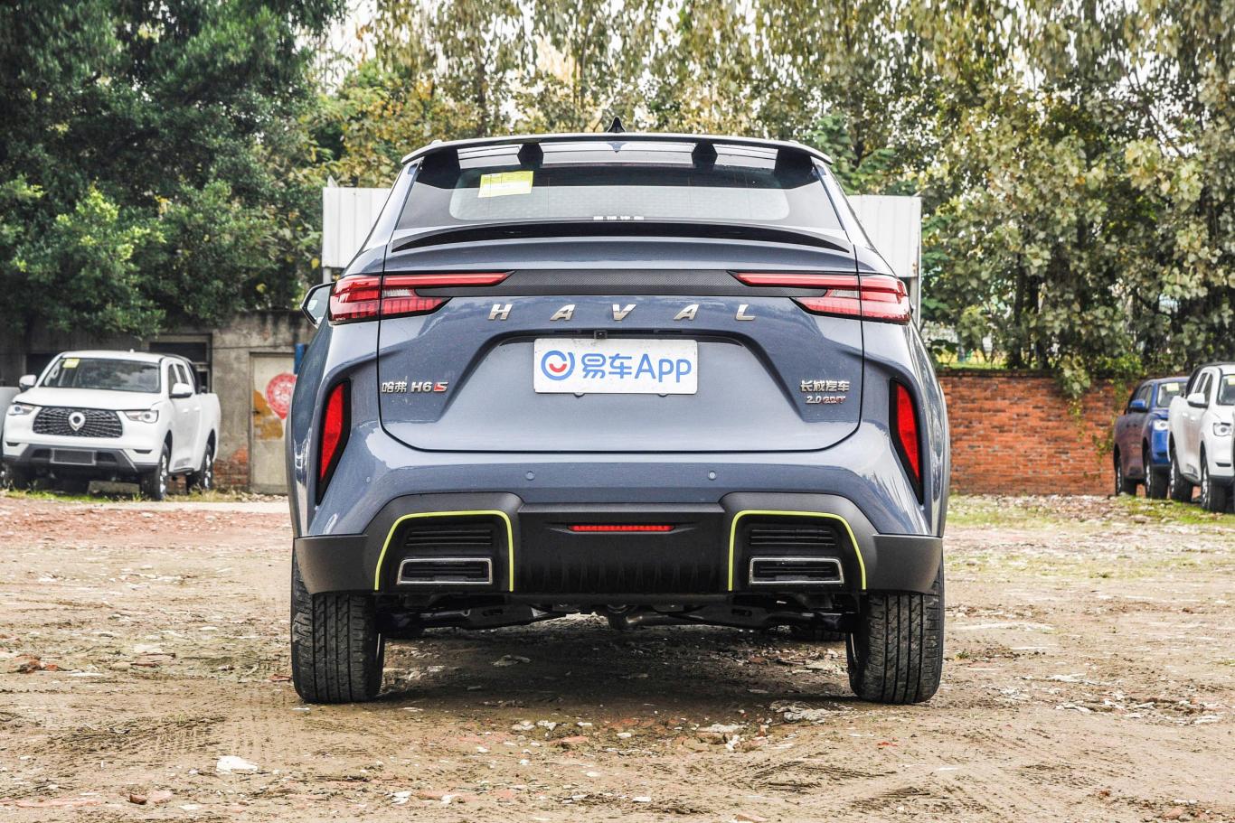 【哈弗H6S2.0T 两驱智跑版正后水平图片-汽车图片大全】-易车