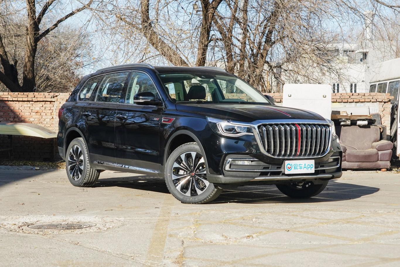 【红旗HS73.0T 手自一体 四驱 智联旗悦版侧前45度车头向右水平图片-汽车图片大全】-易车