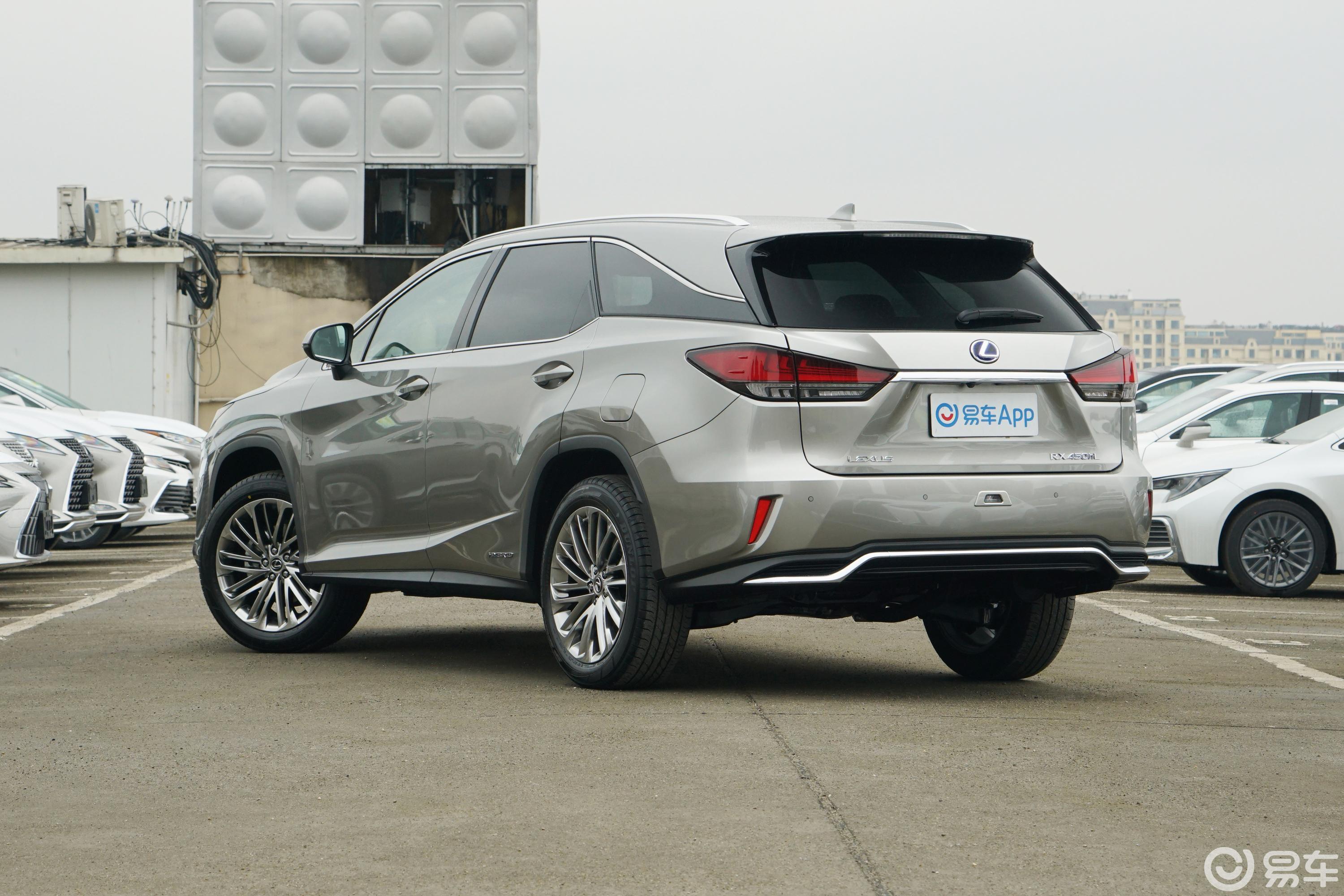 【雷克萨斯RX450hL 豪华版 6座侧后45度车头向左水平图片-汽车图片大全】-易车
