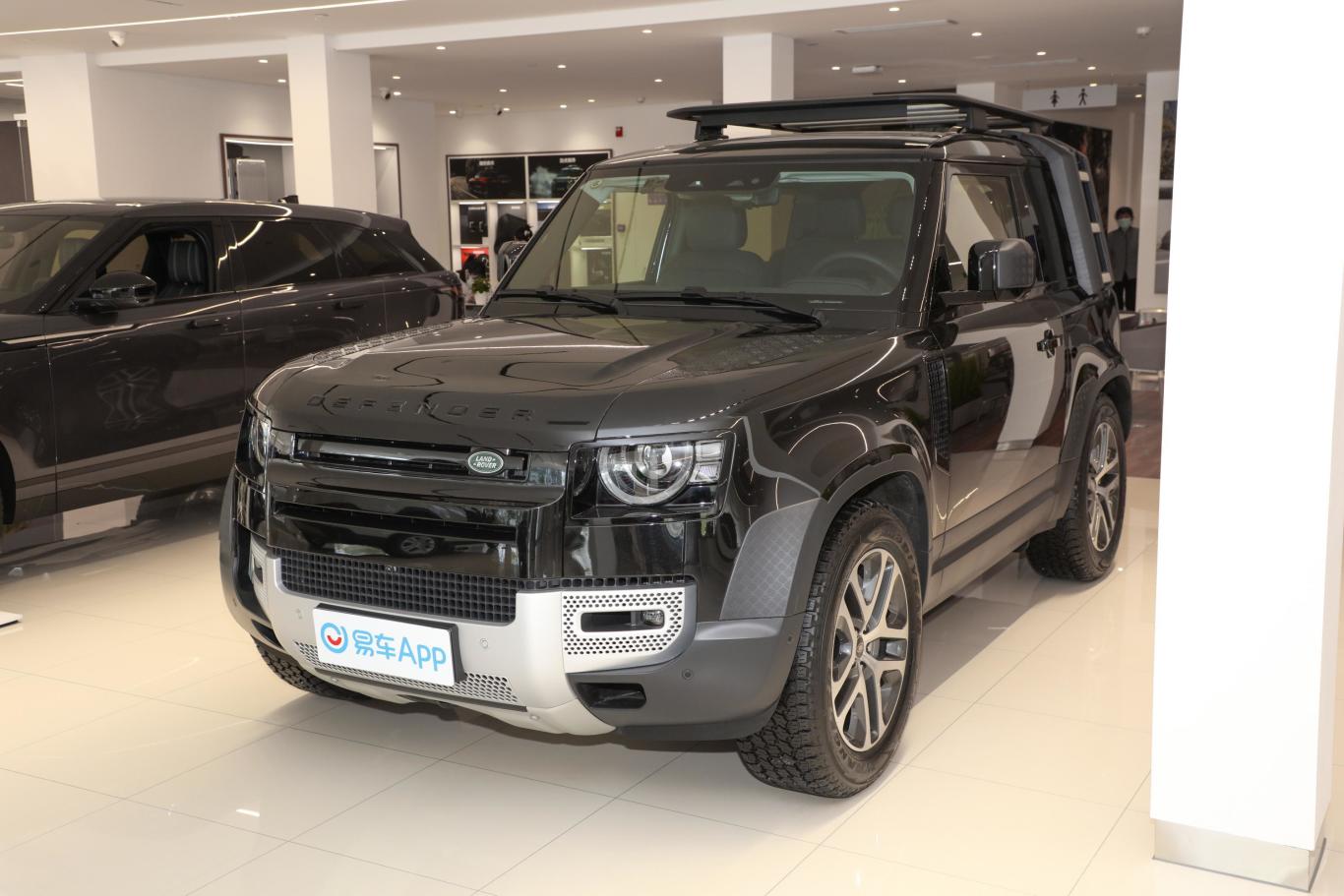 【卫士90 3.0T P400 暗黑特别版侧前45度车头向左水平图片-汽车图片大全】-易车