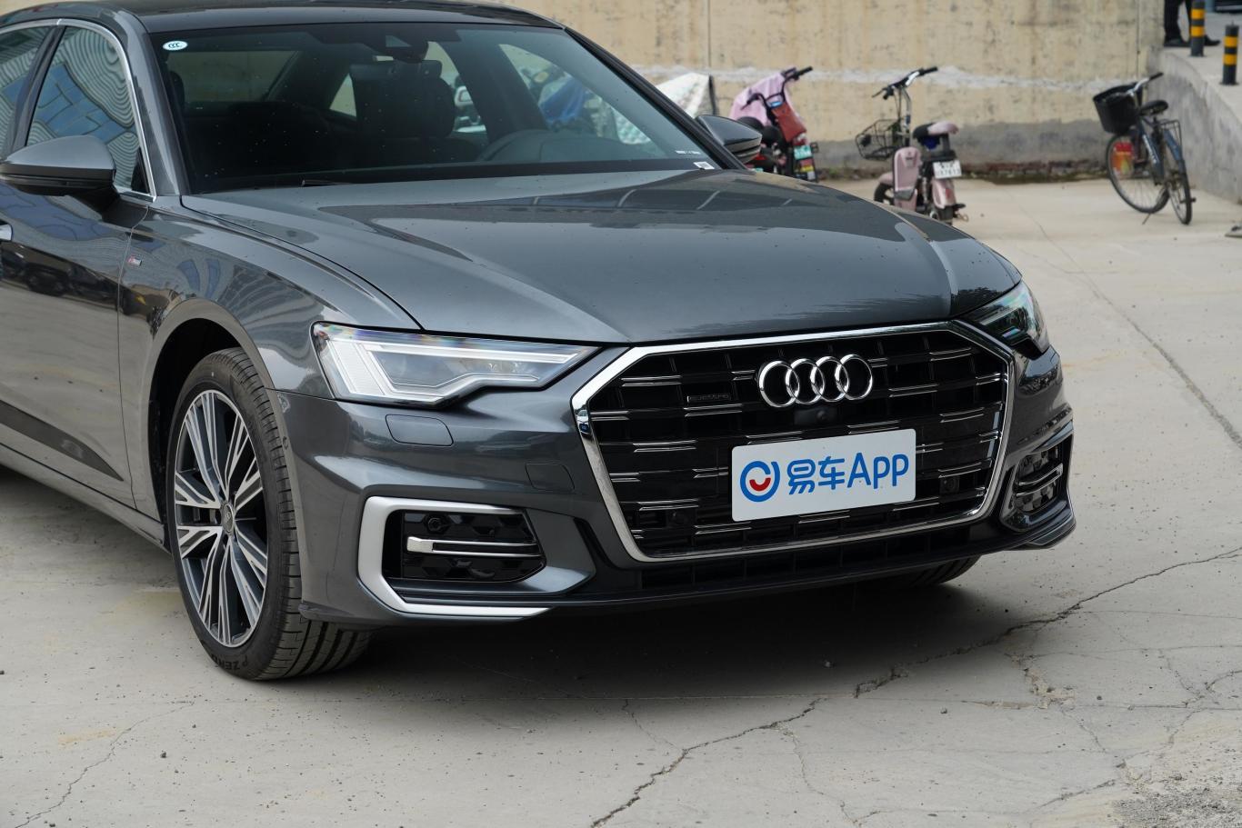 【奥迪A6L45 TFSI quattro 尊享动感型前格栅侧俯拍图片-汽车图片大全】-易车