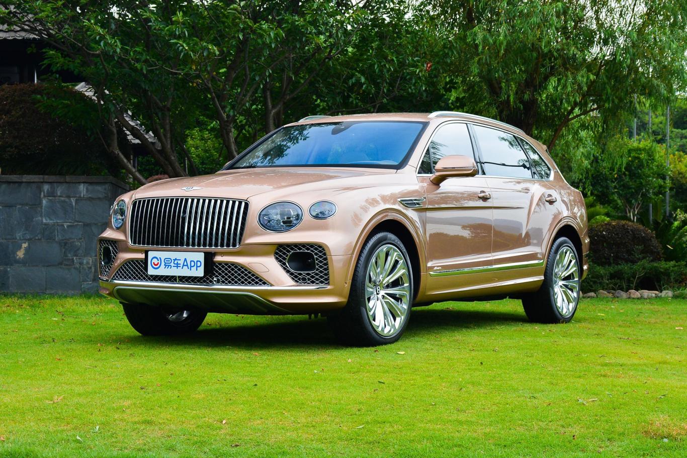 【添越4.0T V8 长轴距雅度版侧前45度车头向左水平图片-汽车图片大全】-易车