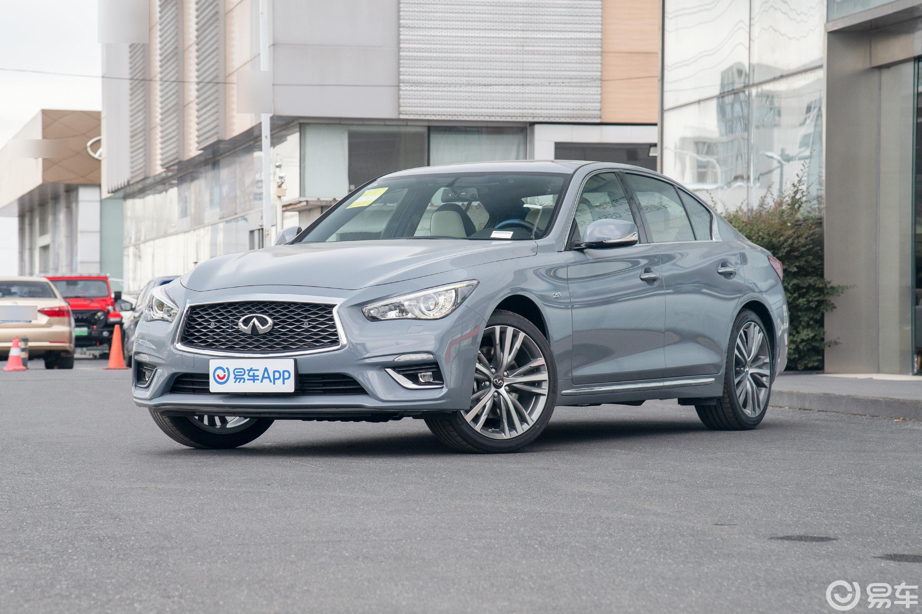 【英菲尼迪Q50L2.0T WAVE版侧前45度车头向左水平图片-汽车图片大全】-易车