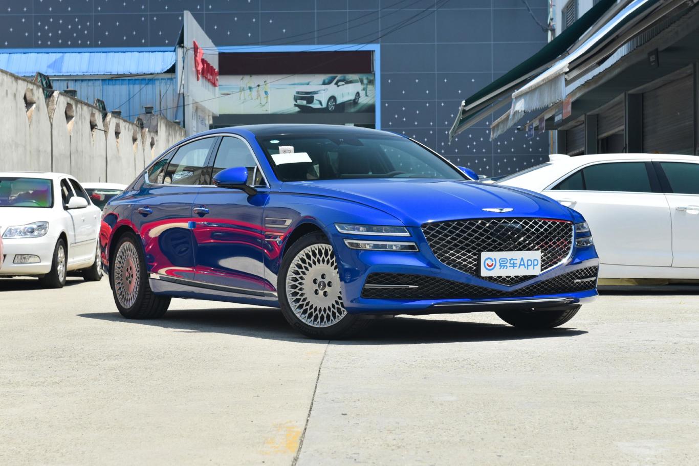 【捷尼赛思G802.5T 四驱旗舰版侧前45度车头向右水平图片-汽车图片大全】-易车