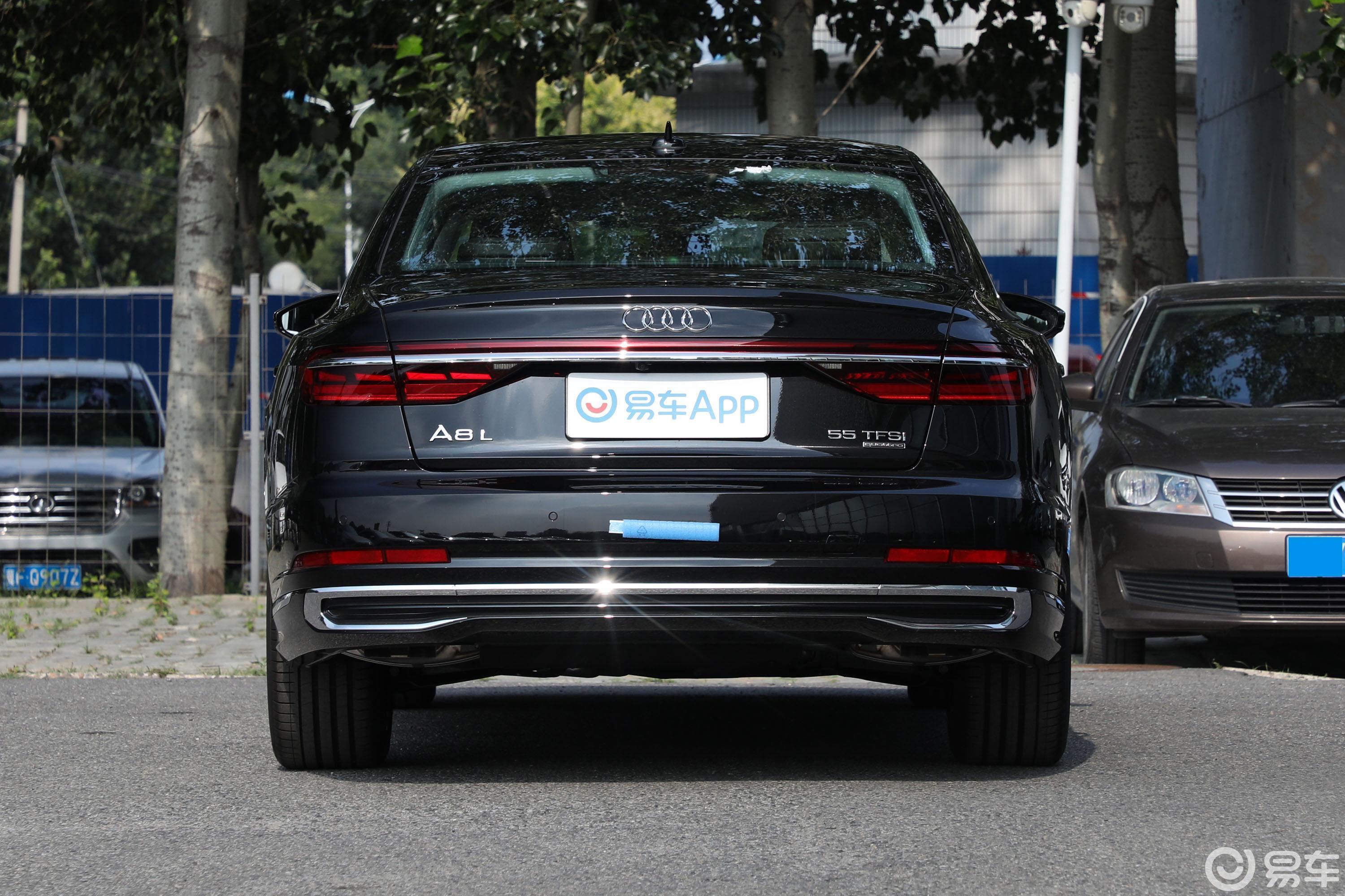 【奥迪A8改款 A8L 55 TFSI quattro 旗舰型正后水平图片-汽车图片大全】-易车