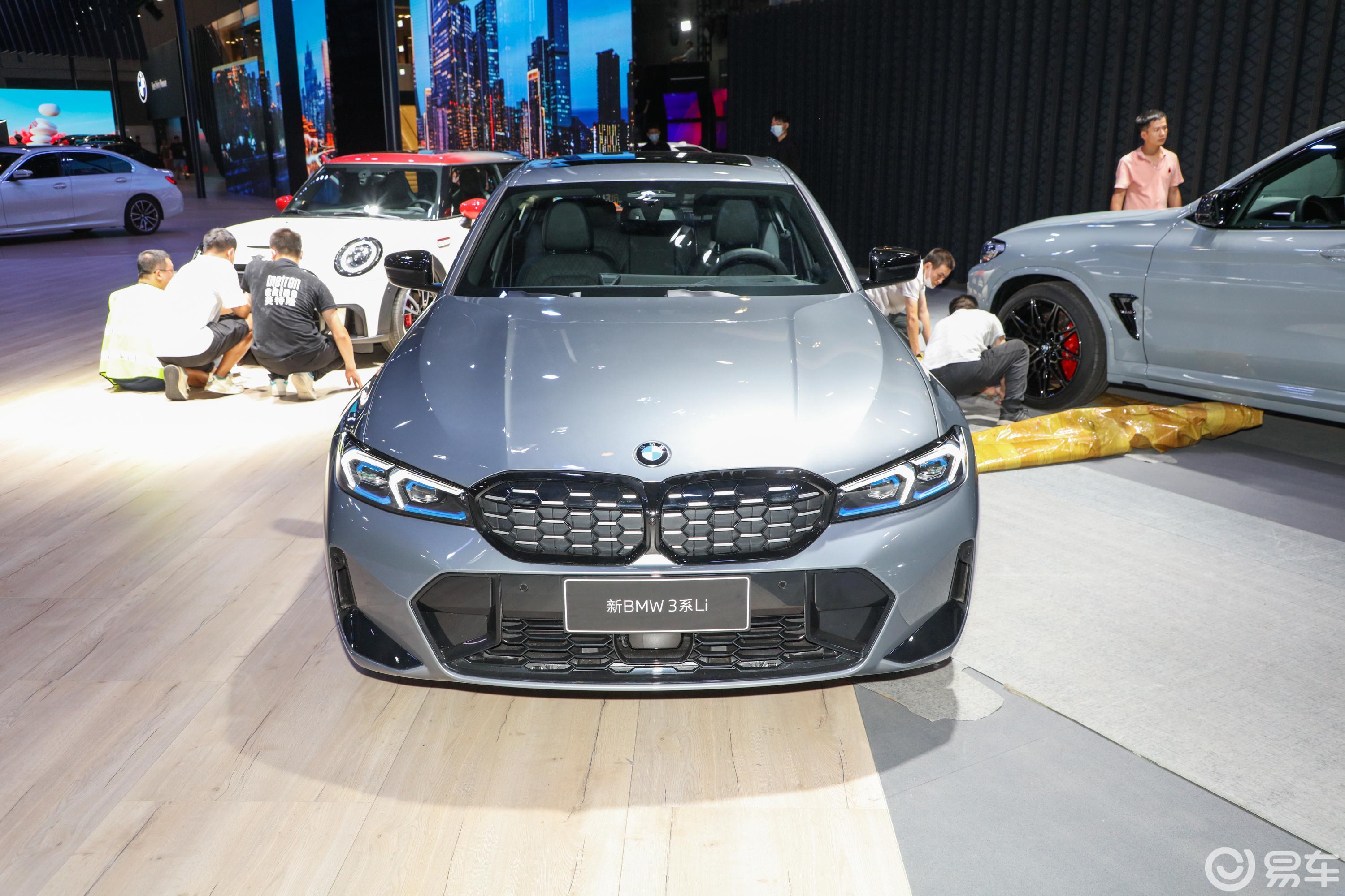 【宝马3系330Li M运动曜夜套装正前水平图片-汽车图片大全】-易车