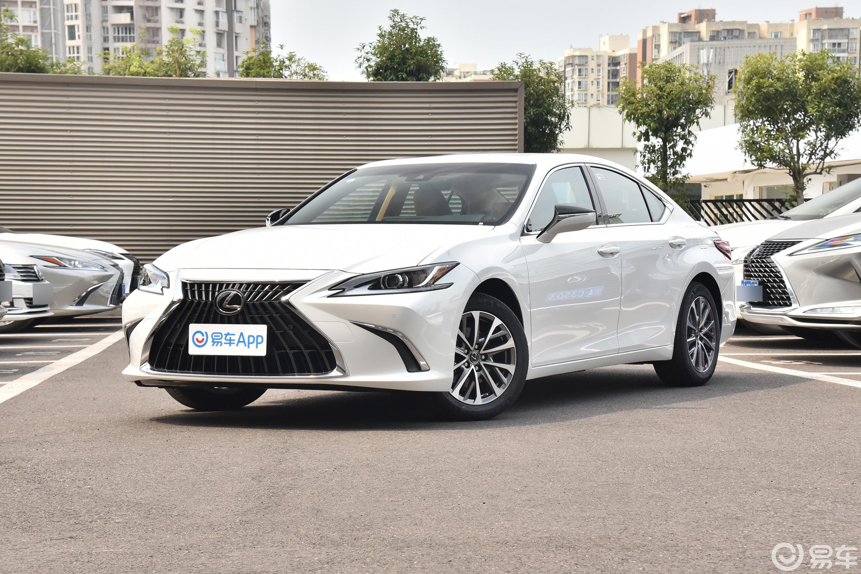 【雷克萨斯ES300h 卓越版侧前45度车头向左水平图片-汽车图片大全】-易车