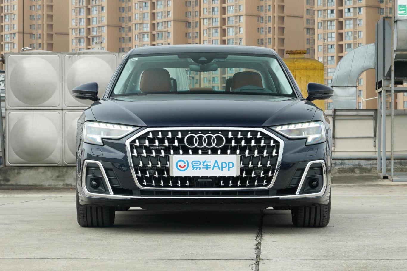 【奥迪A8改款 A8L 55 TFSI quattro 旗舰型正前水平图片-汽车图片大全】-易车