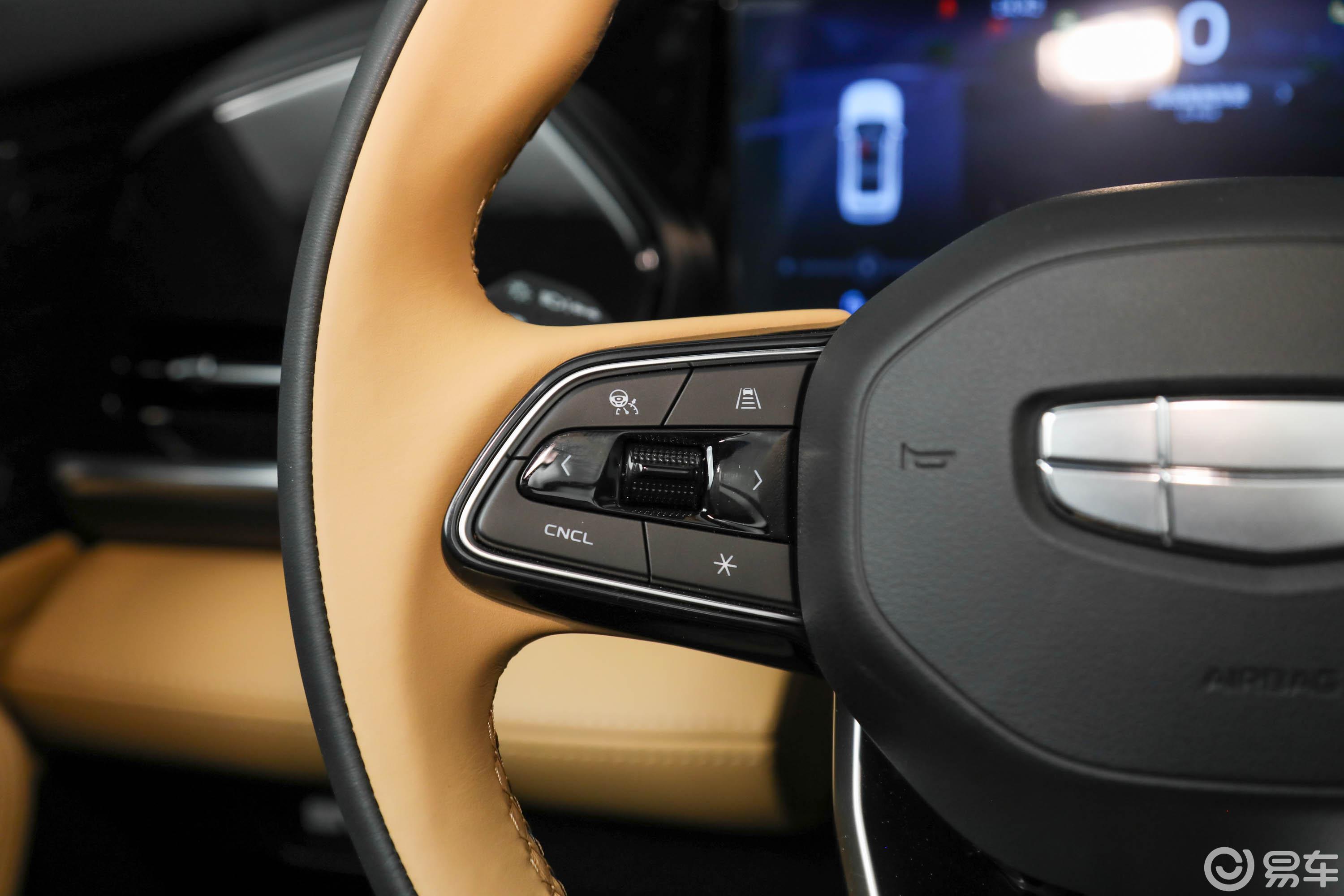【星越L 增程电动版Hi·P 1.5T 245km 旗舰型左侧方向盘功能按键图片-汽车图片大全】-易车