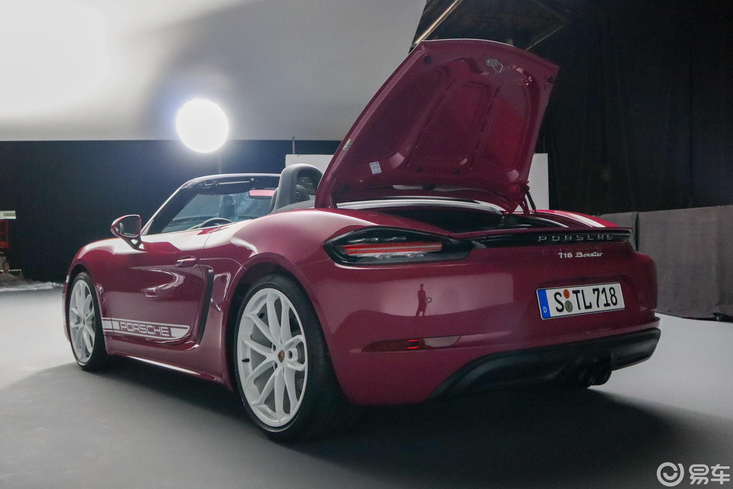 【保时捷718Boxster Style Edition 2.0T后备厢开启45度侧拍图片-汽车图片大全】-易车