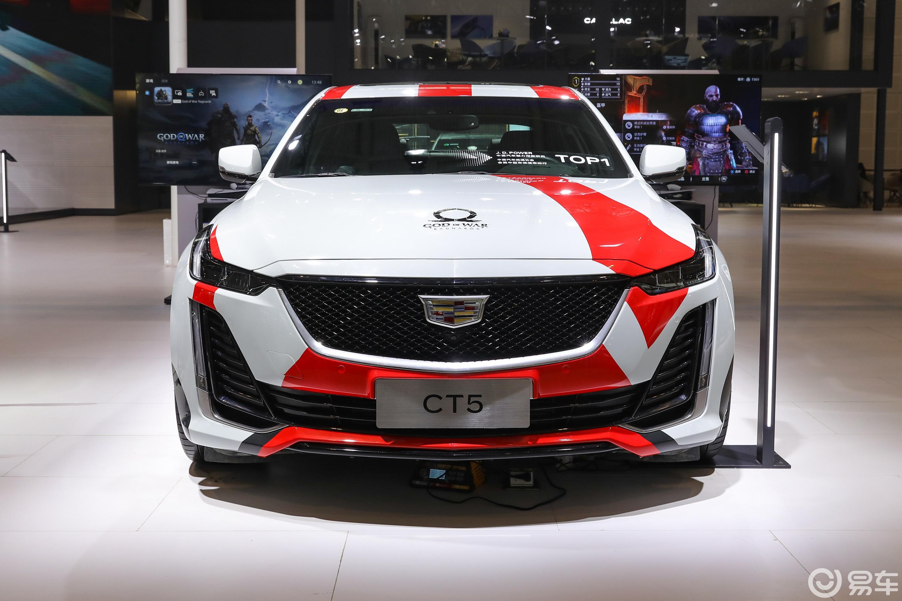 【凯迪拉克CT5《战神：诸神黄昏》联名特别版正前水平图片-汽车图片大全】-易车