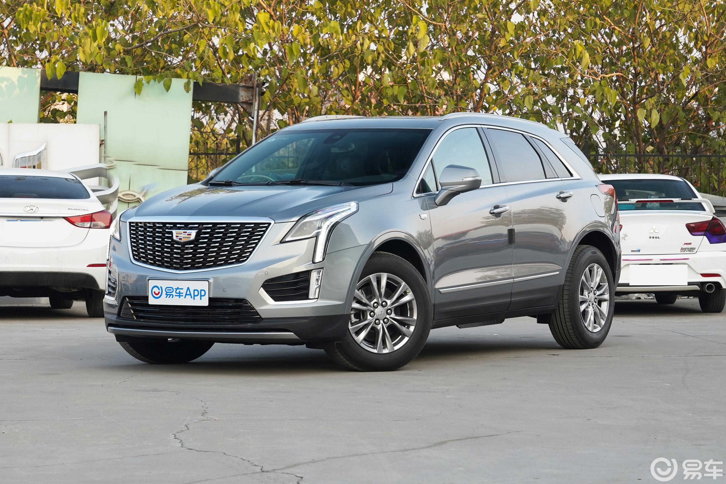 【凯迪拉克XT5轻混 2.0T 两驱风尚型侧前45度车头向左水平图片-汽车图片大全】-易车