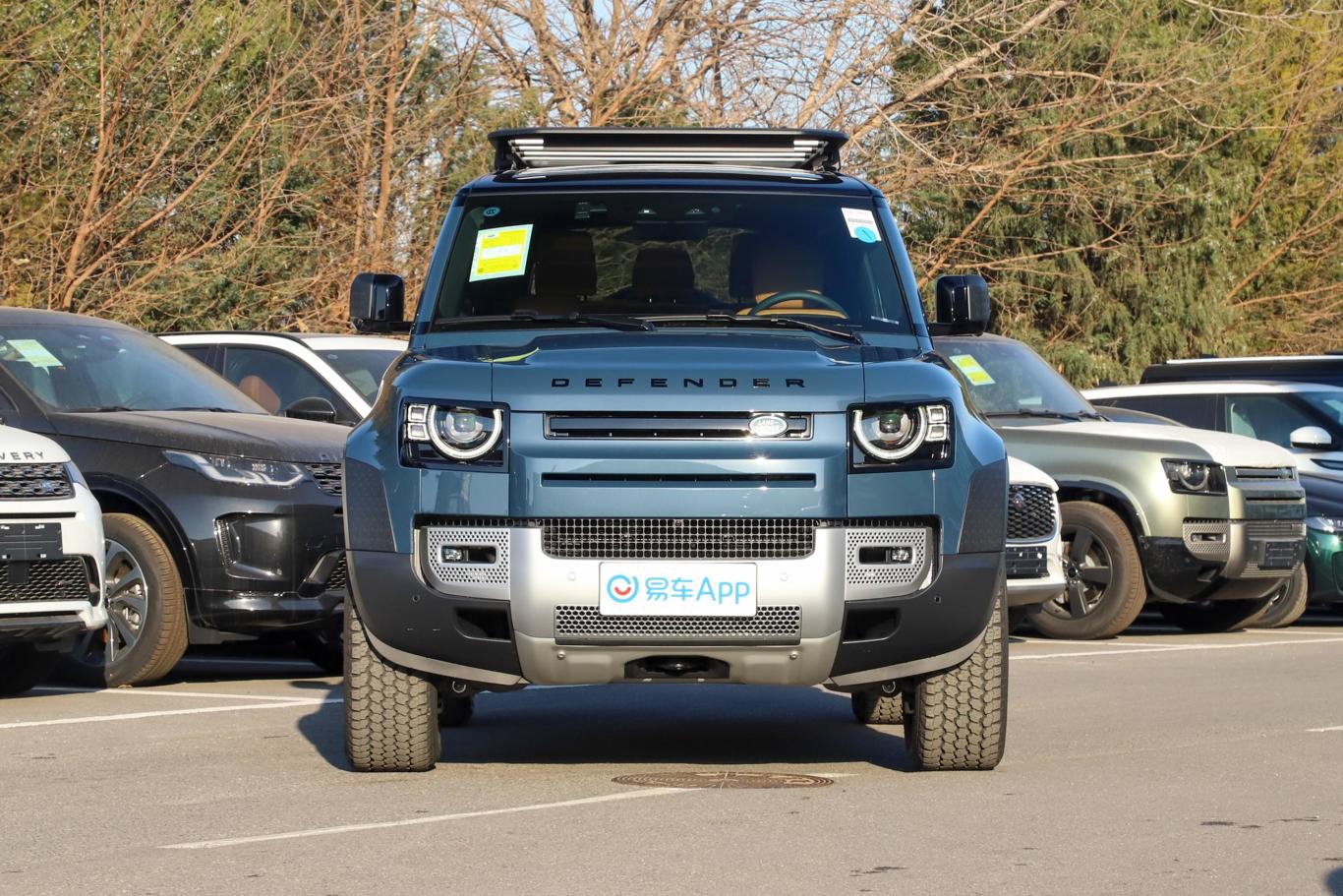 【卫士改款 90 3.0T P400 暗黑特别版正前水平图片-汽车图片大全】-易车