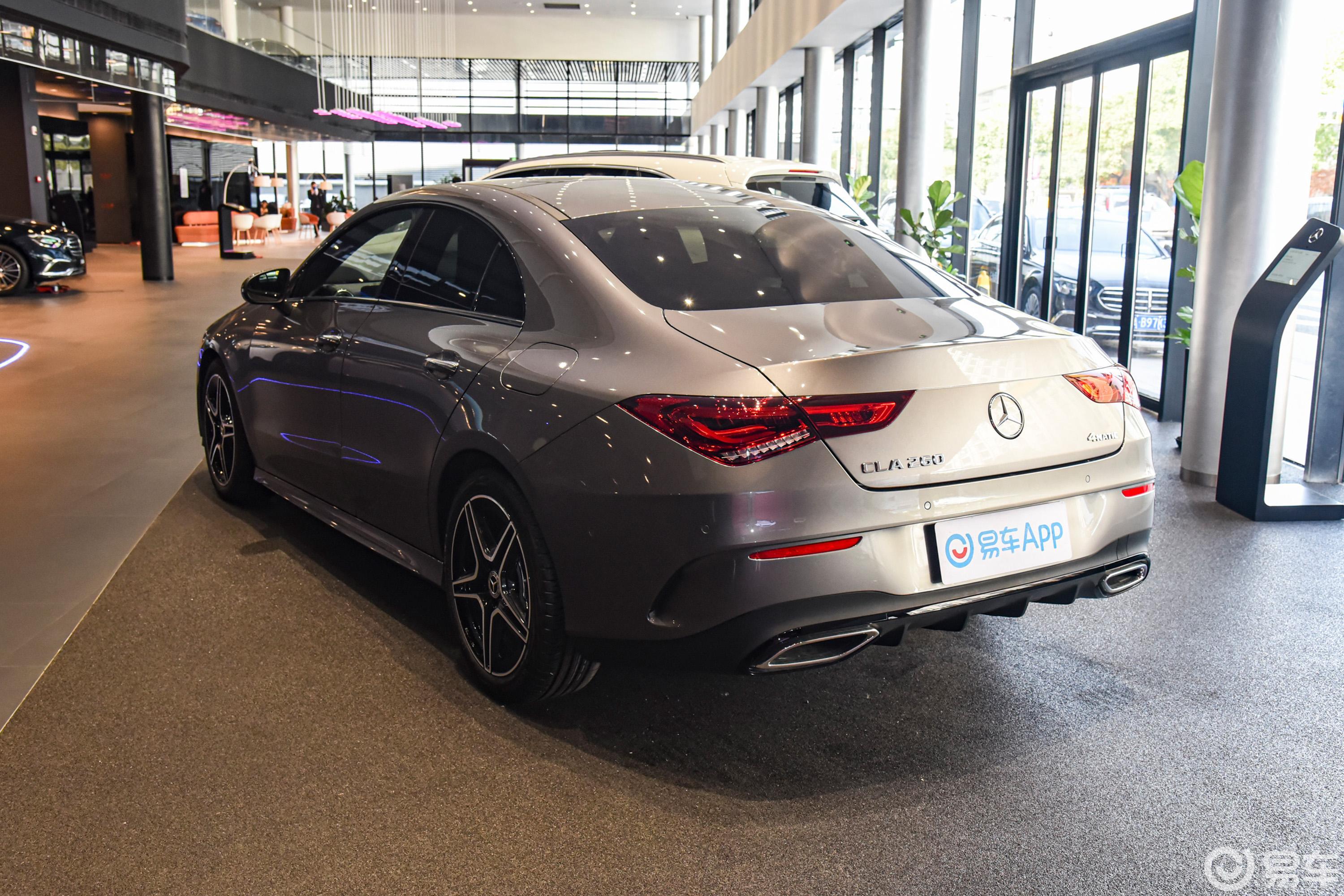 【奔驰CLA级CLA 260 4MATIC侧后45度车头向左水平图片-汽车图片大全】-易车