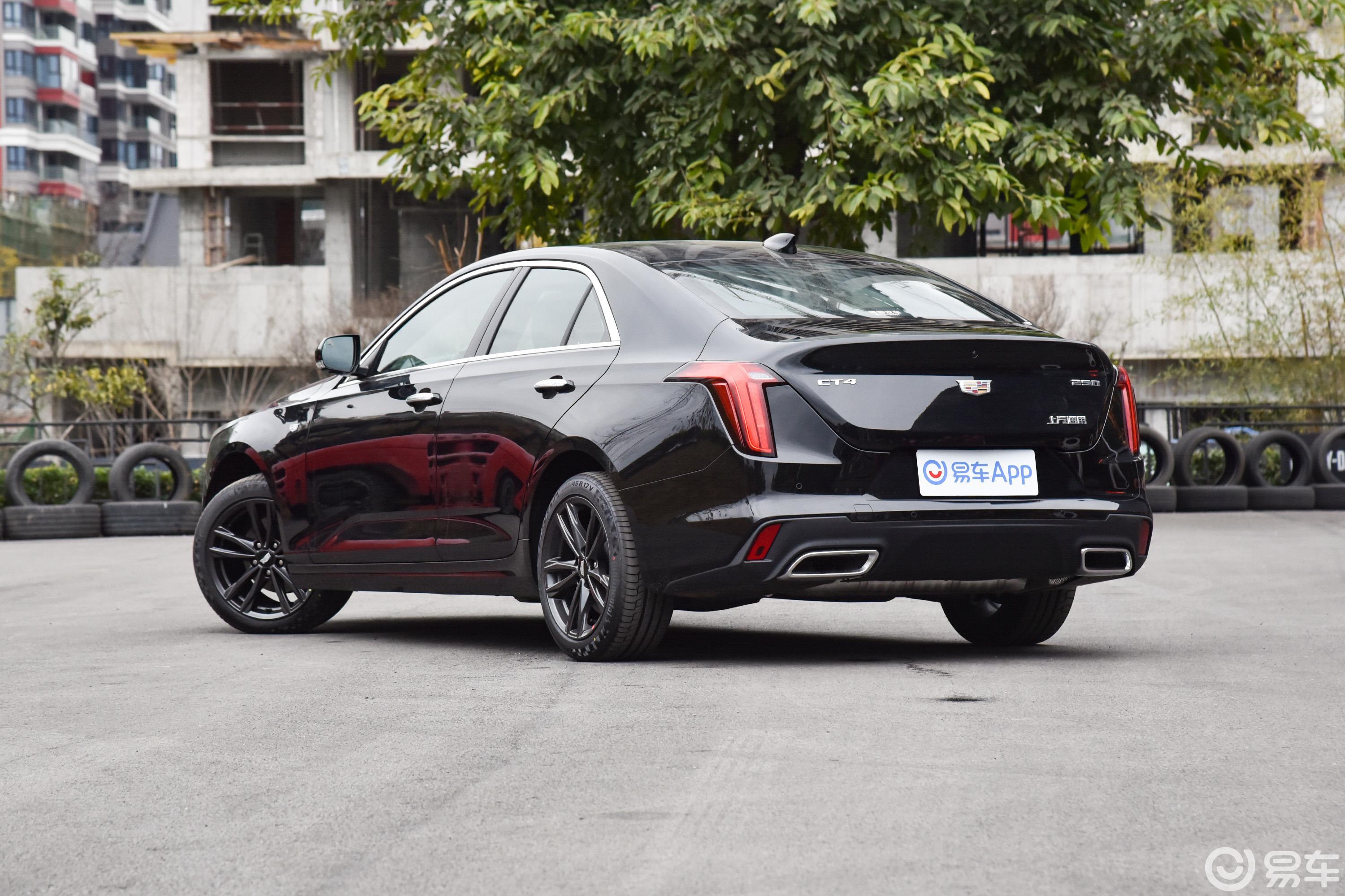 【凯迪拉克CT425T 豪华版侧后45度车头向左水平图片-汽车图片大全】-易车