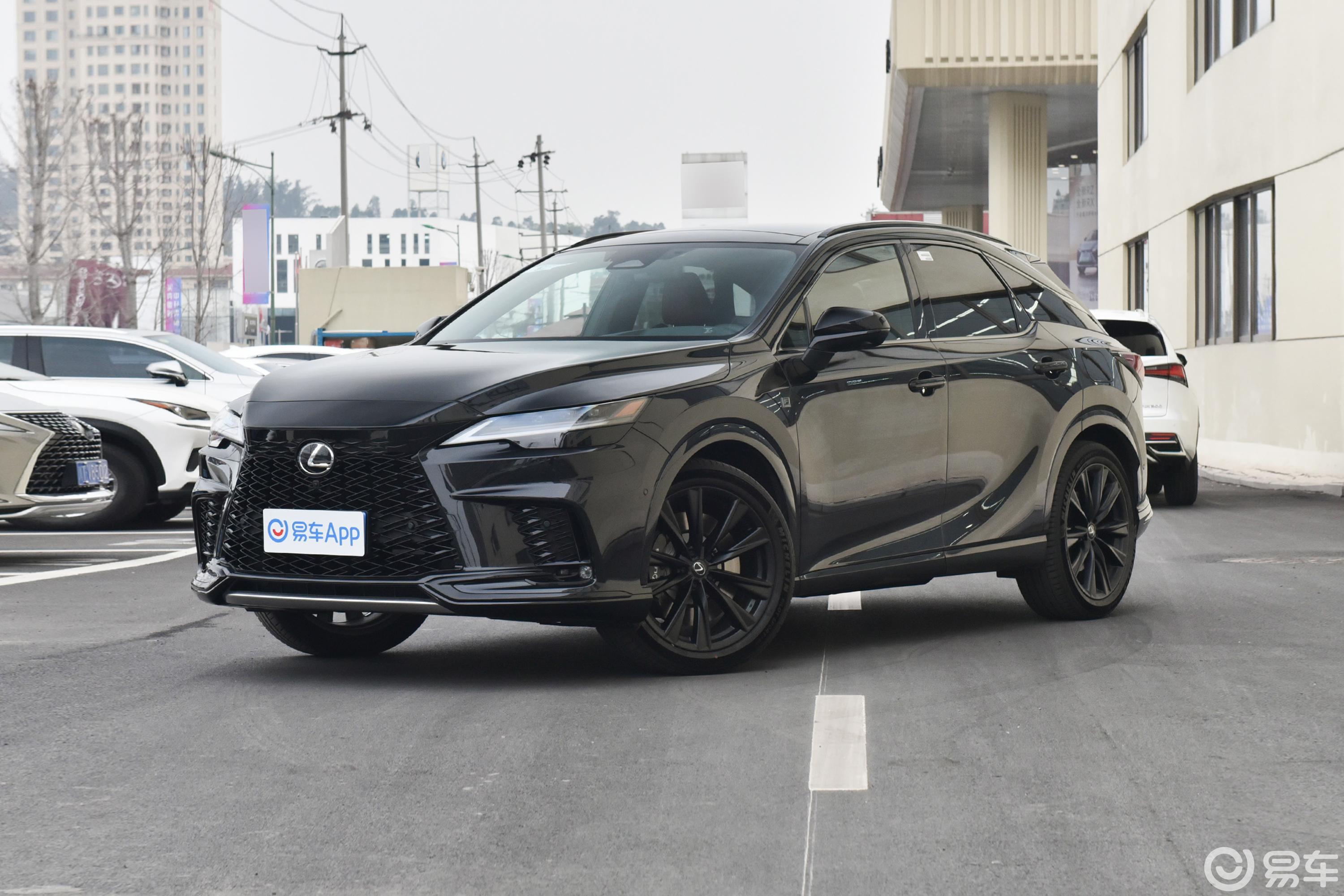 【雷克萨斯RX500h 四驱F SPORT Performance侧前45度车头向左水平图片-汽车图片大全】-易车