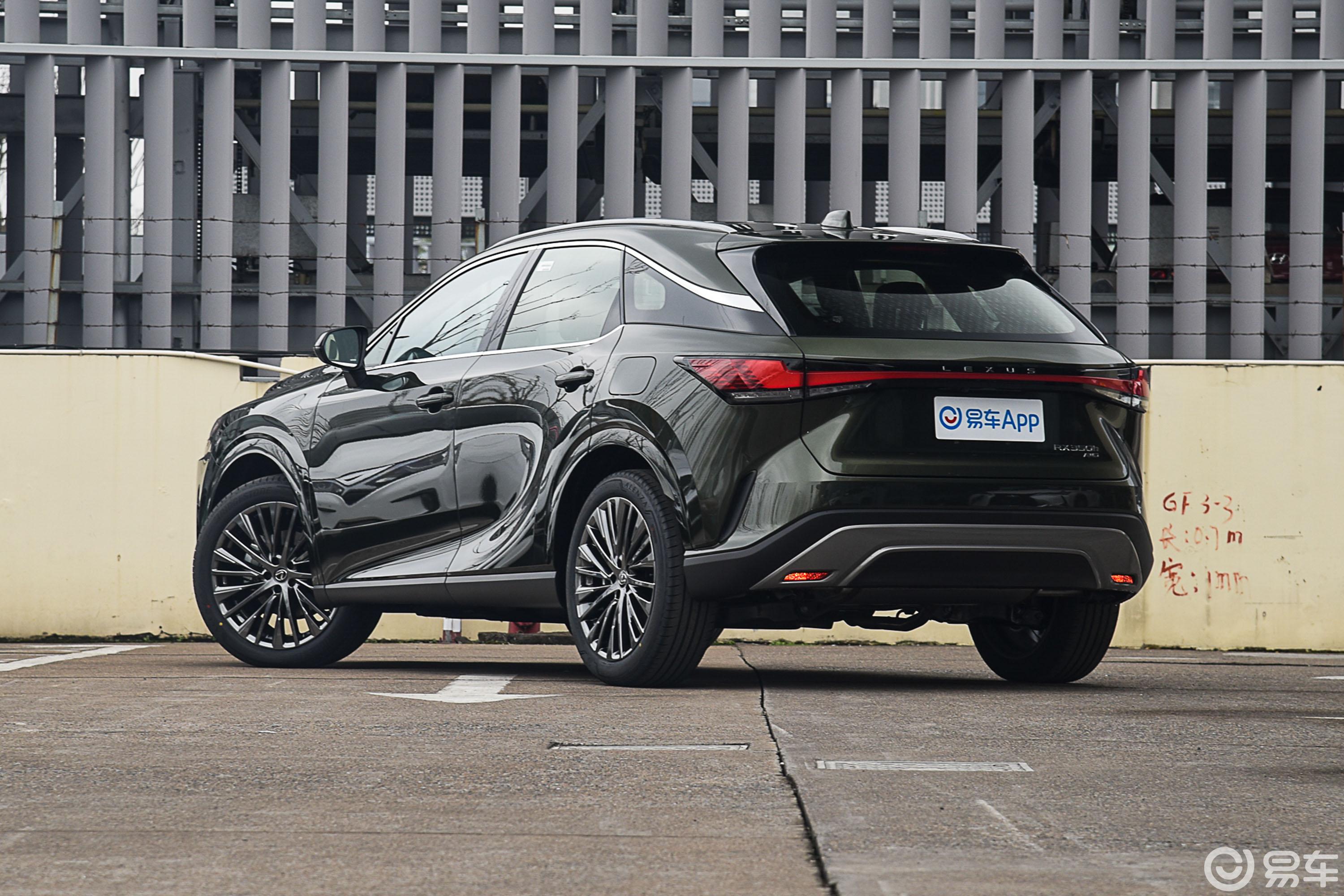 【雷克萨斯RX350h 四驱醇享版侧后45度车头向左水平图片-汽车图片大全】-易车