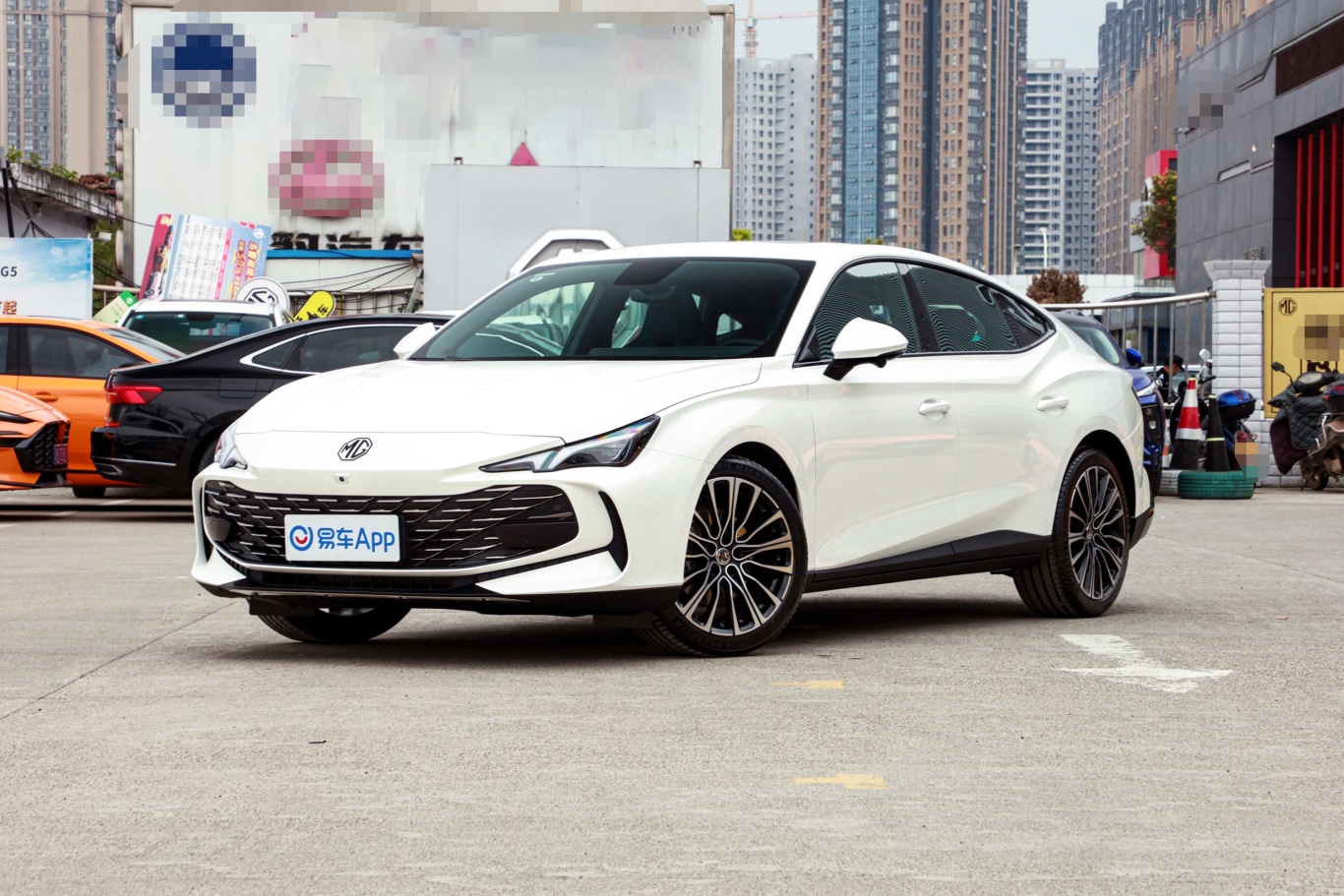 【MG72.0T 自动猎美尊享版侧前45度车头向左水平图片-汽车图片大全】-易车