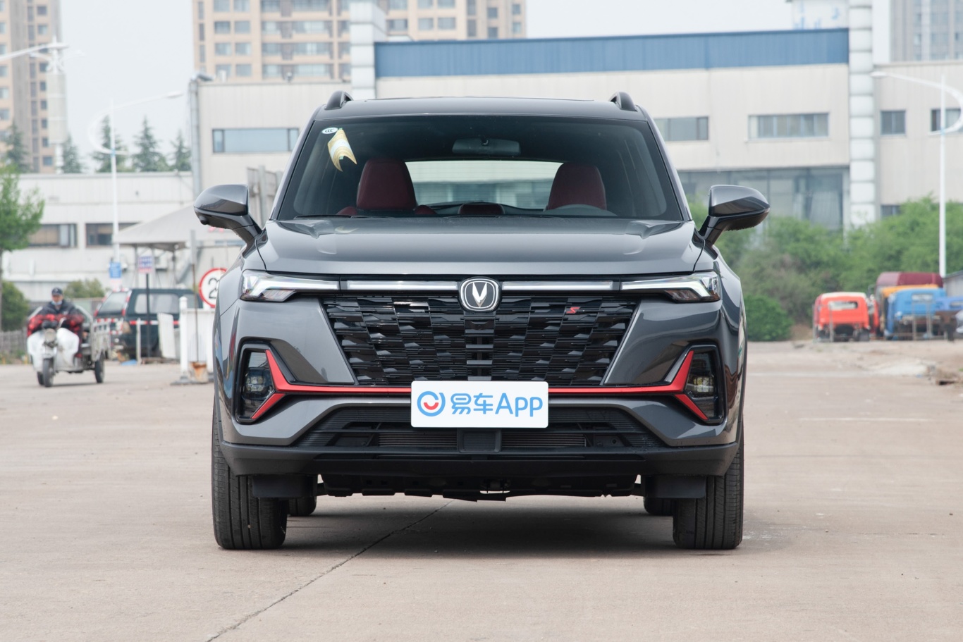 【长安CS35PLUS畅享版 蓝鲸NE 1.4T 豪华型正前水平图片-汽车图片大全】-易车