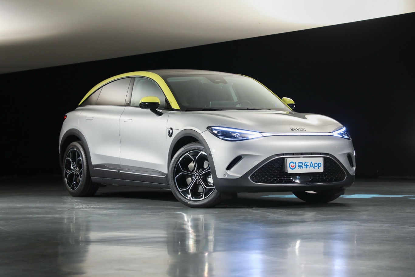 【smart精灵#3试装车侧前45度车头向右水平图片-汽车图片大全】-易车