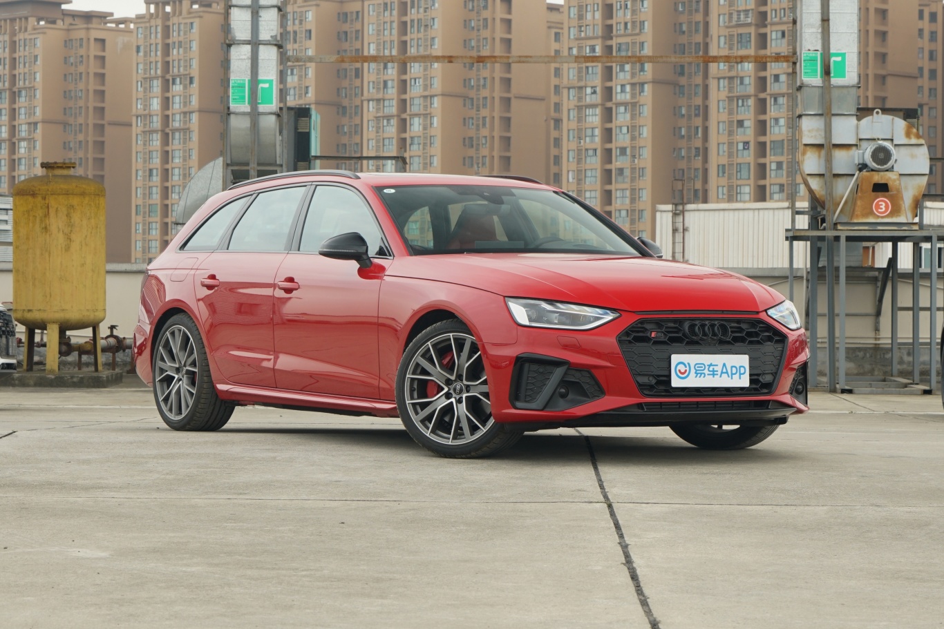 【奥迪S4Avant 3.0T侧前45度车头向右水平图片-汽车图片大全】-易车