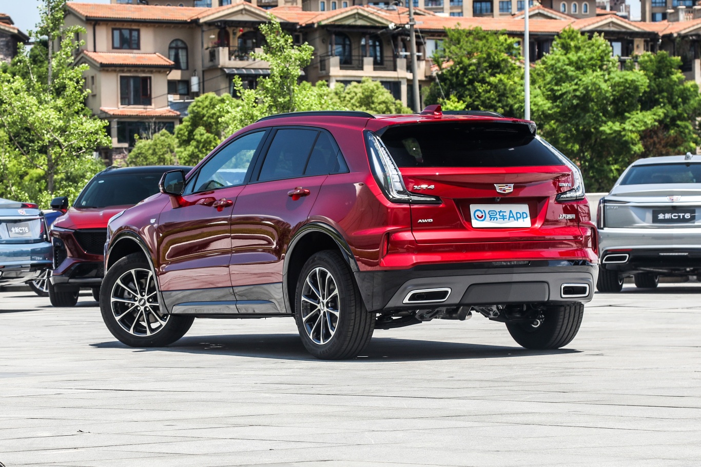 【凯迪拉克XT428T 四驱豪华型侧后45度车头向左水平图片-汽车图片大全】-易车
