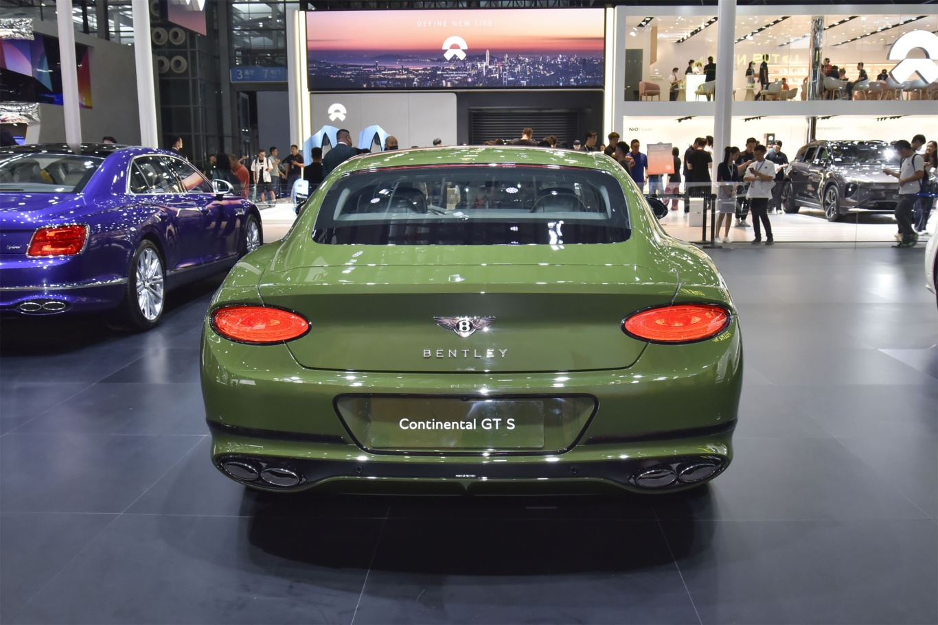 【欧陆4.0T GT S V8正后水平图片-汽车图片大全】-易车