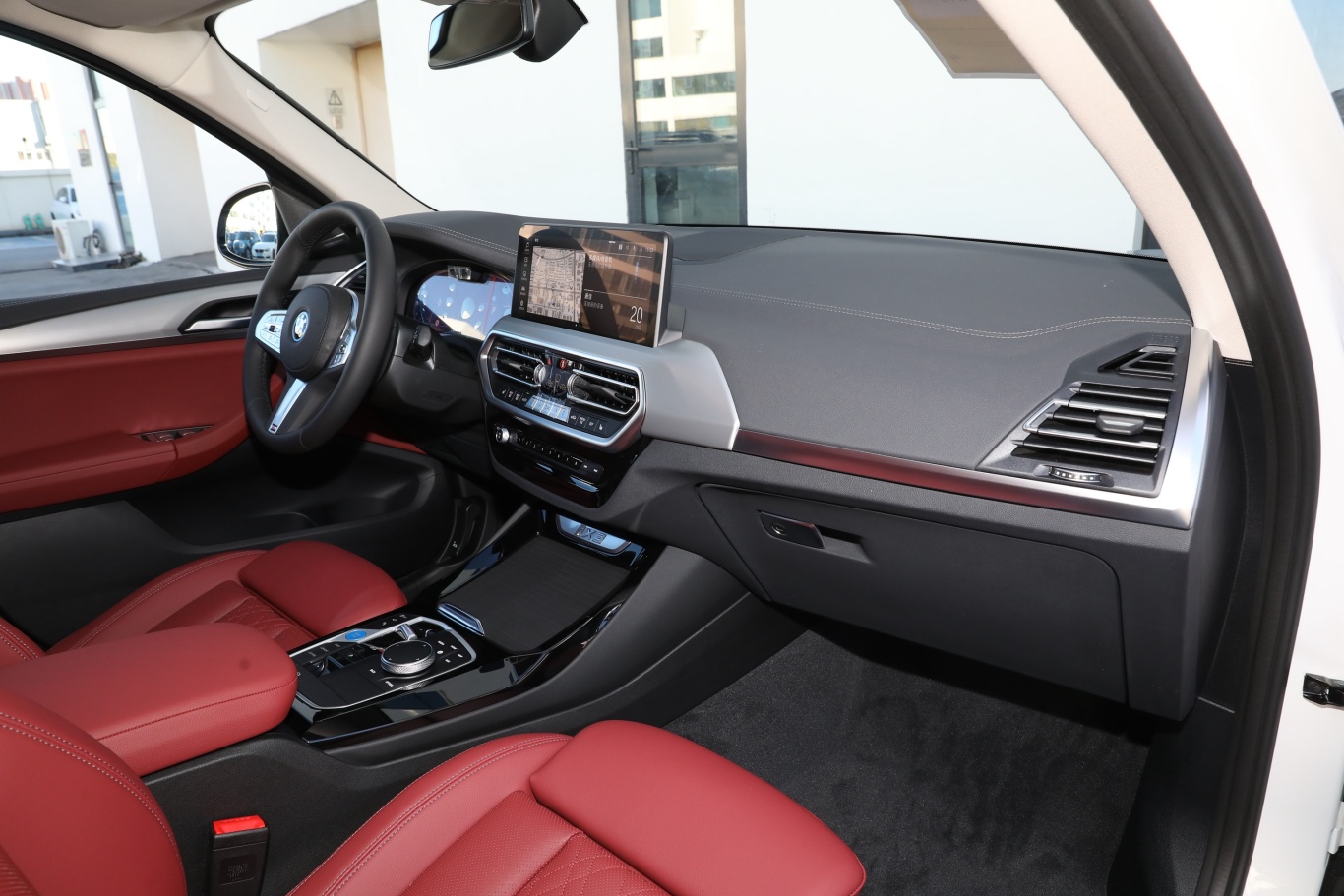 【宝马iX3改款 535km 创领型内饰全景副驾驶员方向图片-汽车图片大全】-易车