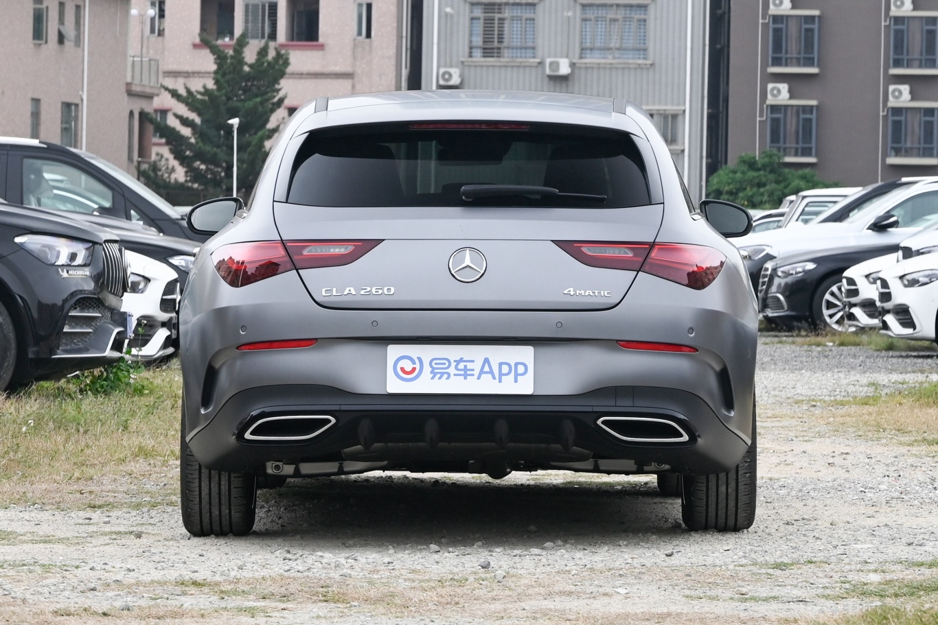 【奔驰CLA级CLA 260 4MATIC 五门猎跑车正后水平图片-汽车图片大全】-易车