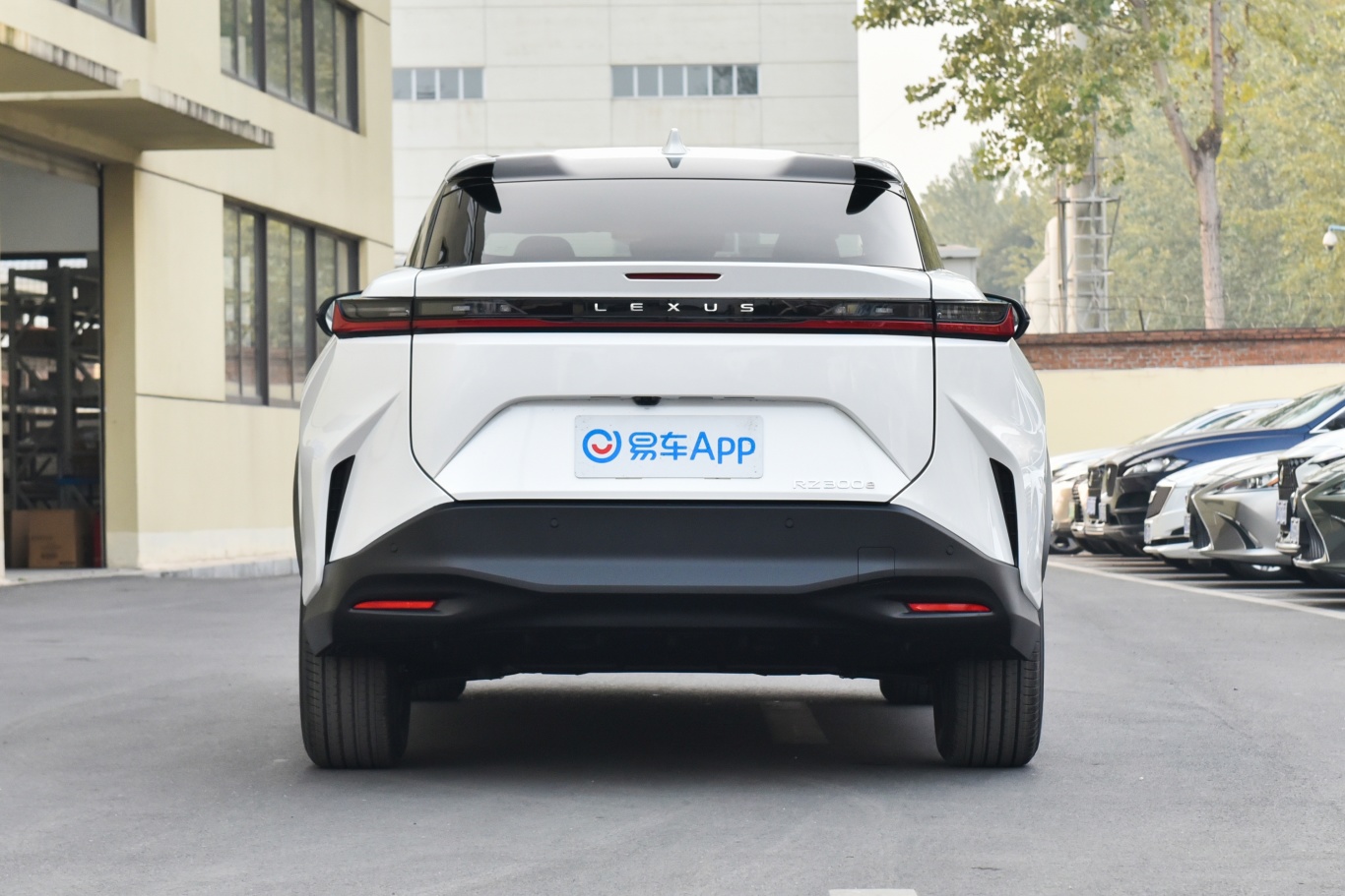 【雷克萨斯RZ300e 长续航纵享版正后水平图片-汽车图片大全】-易车