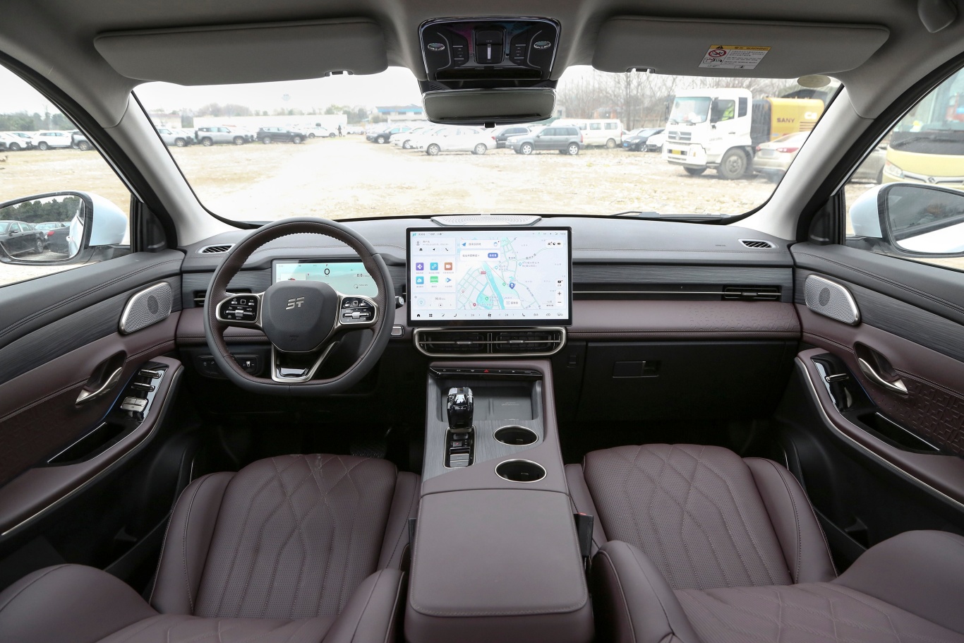 【捷途X90 PRO2.0T 尊贵版 5座内饰全景正拍图片-汽车图片大全】-易车