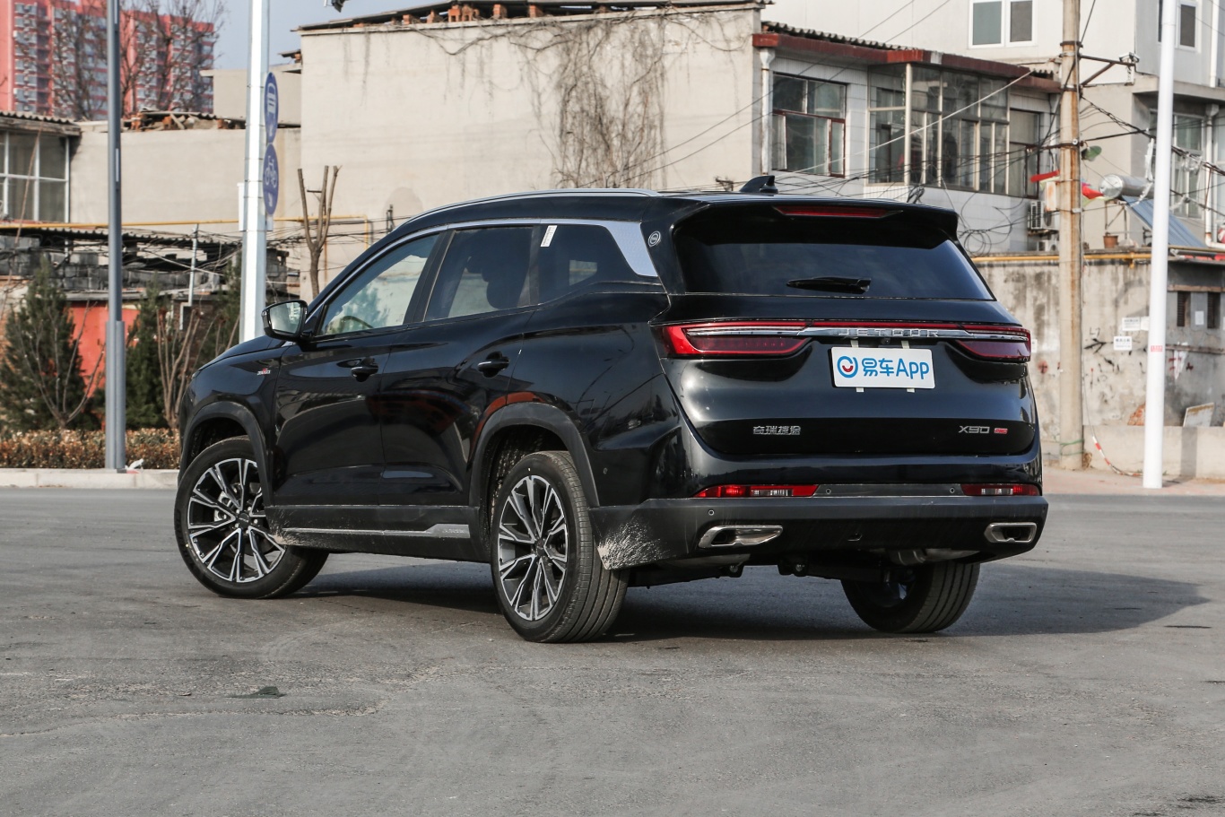 【捷途X90 PRO2.0T 旗舰版 7座侧后45度车头向左水平图片-汽车图片大全】-易车