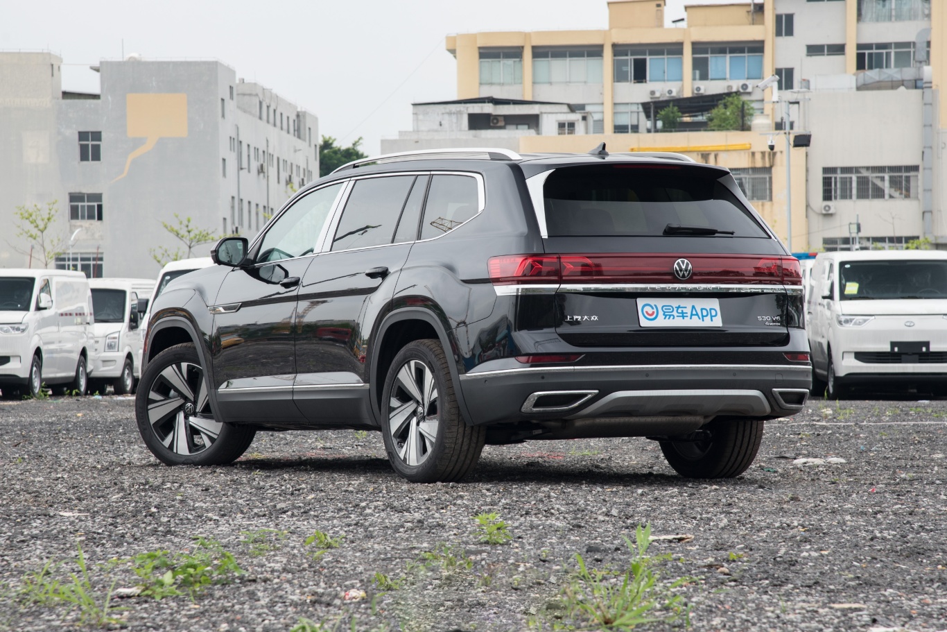 【途昂出众款 530 V6 四驱龙耀版侧后45度车头向左水平图片-汽车图片大全】-易车