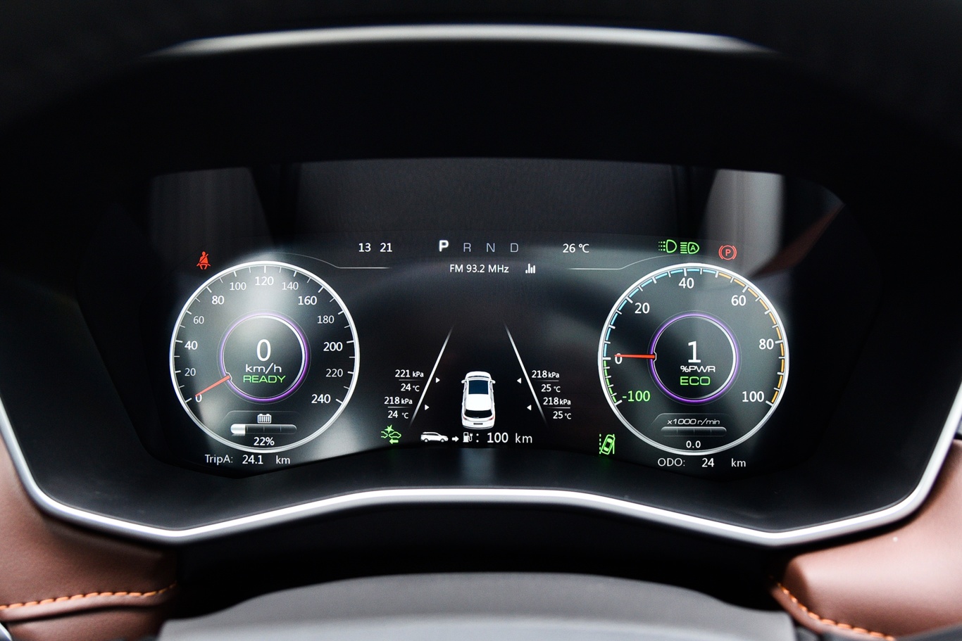 【远志M1改款 450km 尊贵版 7座仪表盘图片-汽车图片大全】-易车