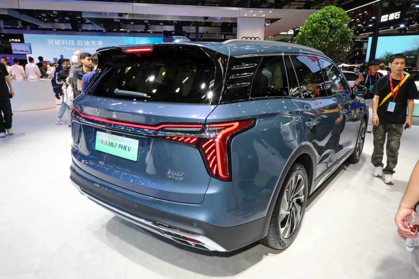 【红旗HS7 PHEV2.0T 100km 四驱旗领版 6座图片-汽车图片大全】-易车