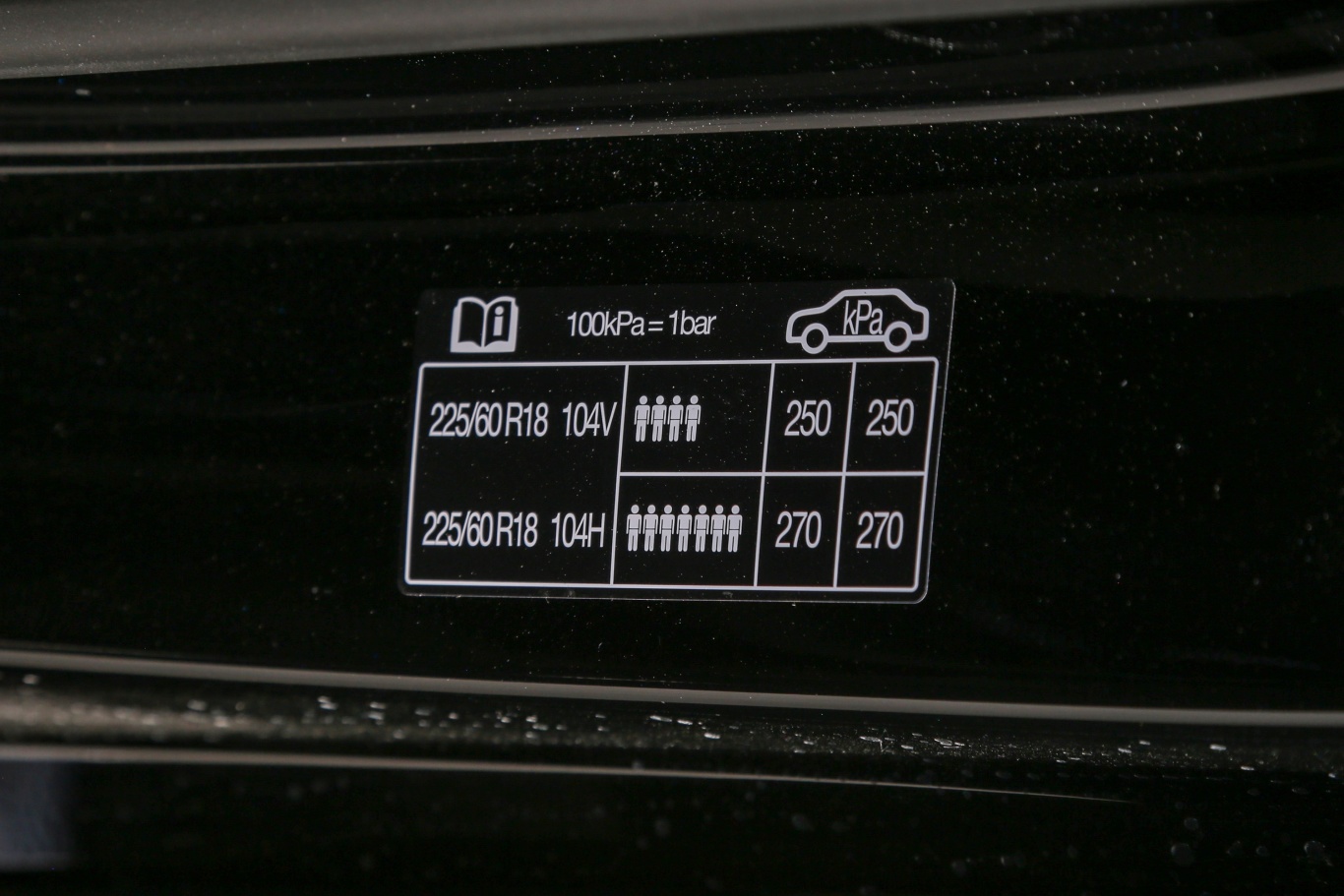 【传祺E92.0T 136km 尊享版胎压信息铭牌图片-汽车图片大全】-易车