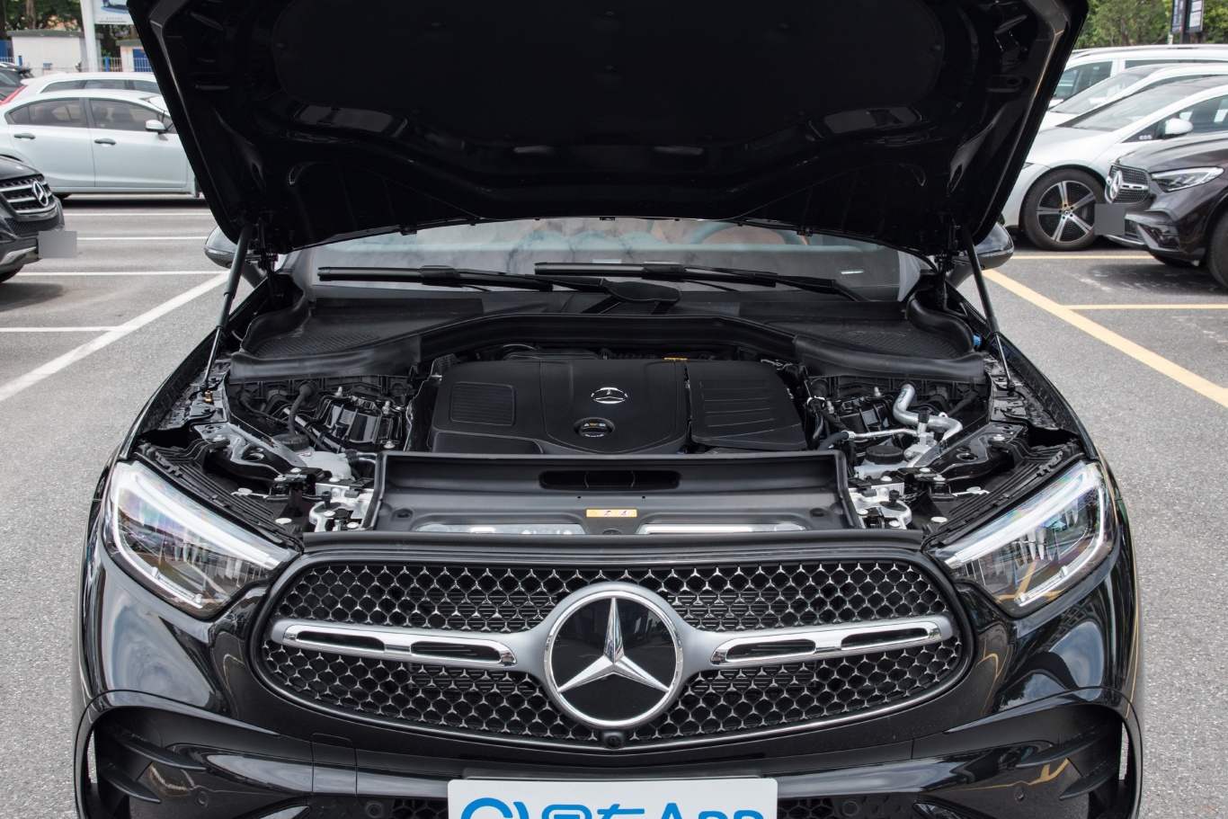 【奔驰GLC改款 GLC 260 L 4MATIC 豪华型 7座发动机舱整体图片-汽车图片大全】-易车