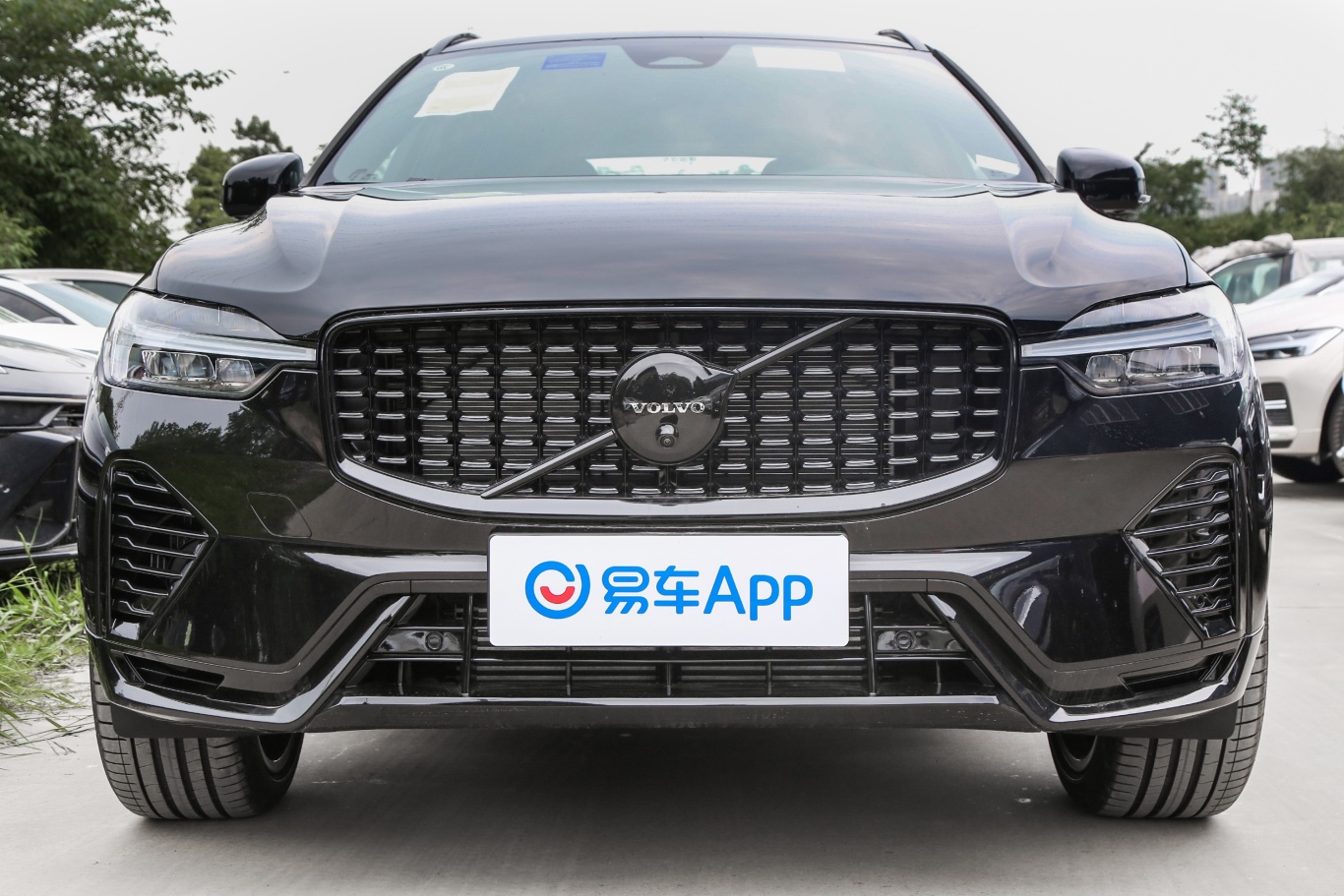【沃尔沃XC60 插电混动2.0T 64km 长续航智远极夜黑版外观细节图片-汽车图片大全】-易车